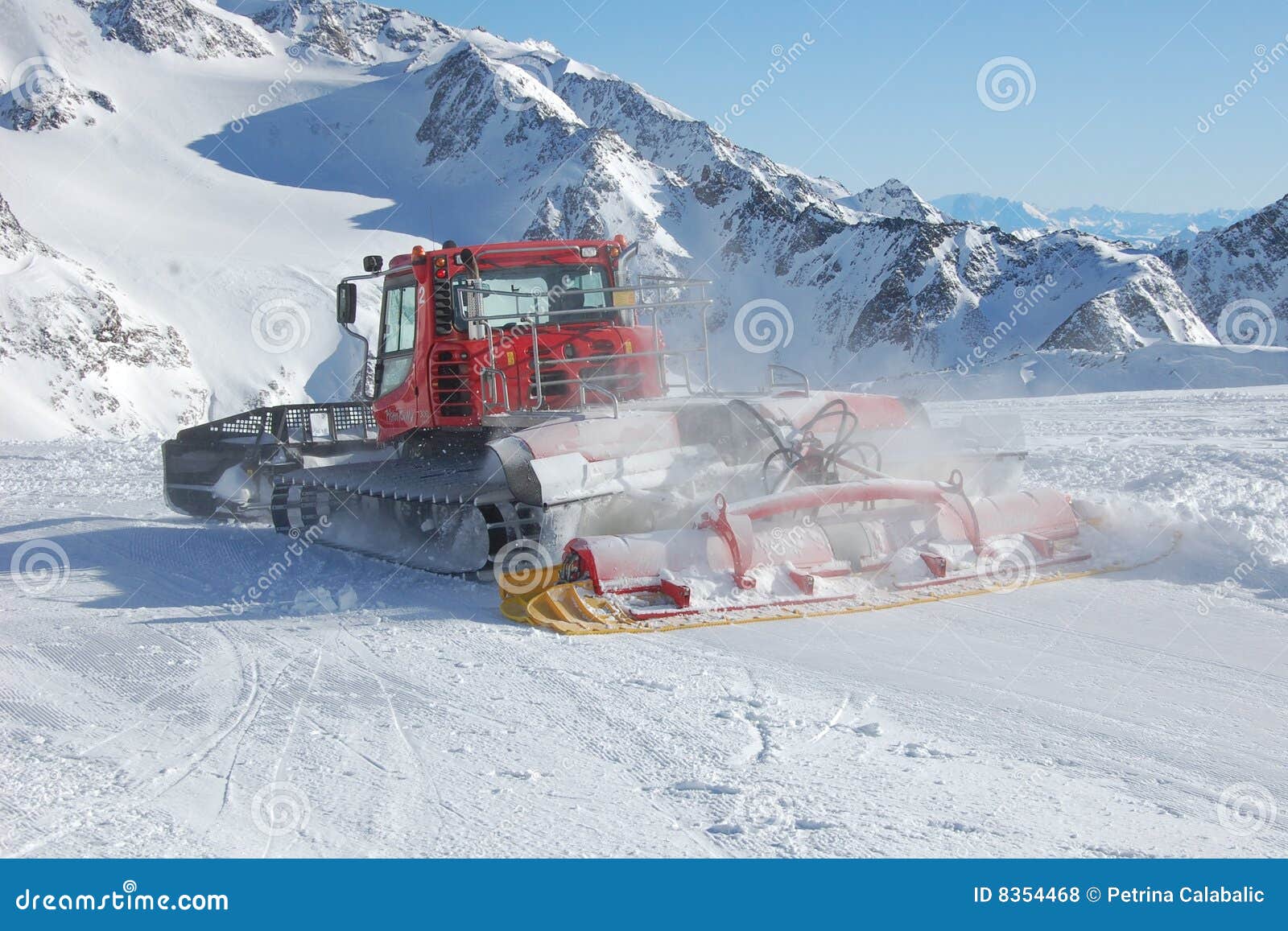 Snowcat stock photo. Image of scene, nature, hill, high - 8354468
