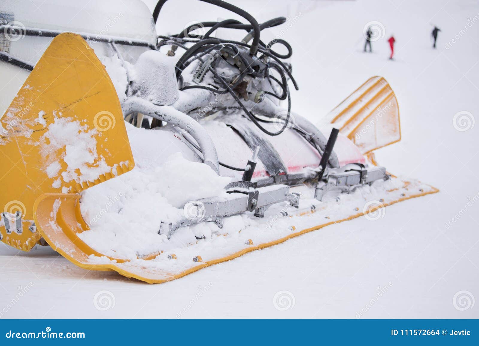 Snowcat Machine for Ski Slope Preparation Stock Photo - Image of sport ...
