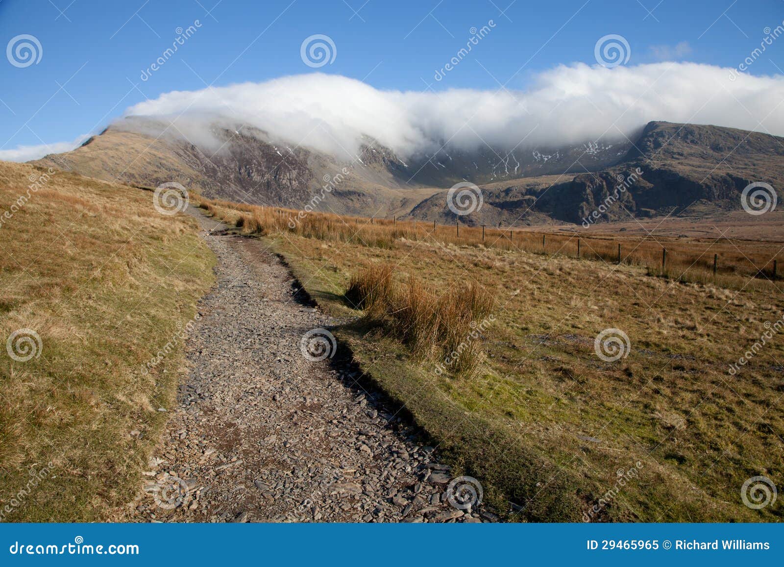 Snowdon Ranger path. stock image. Image of grass, path - 29465965
