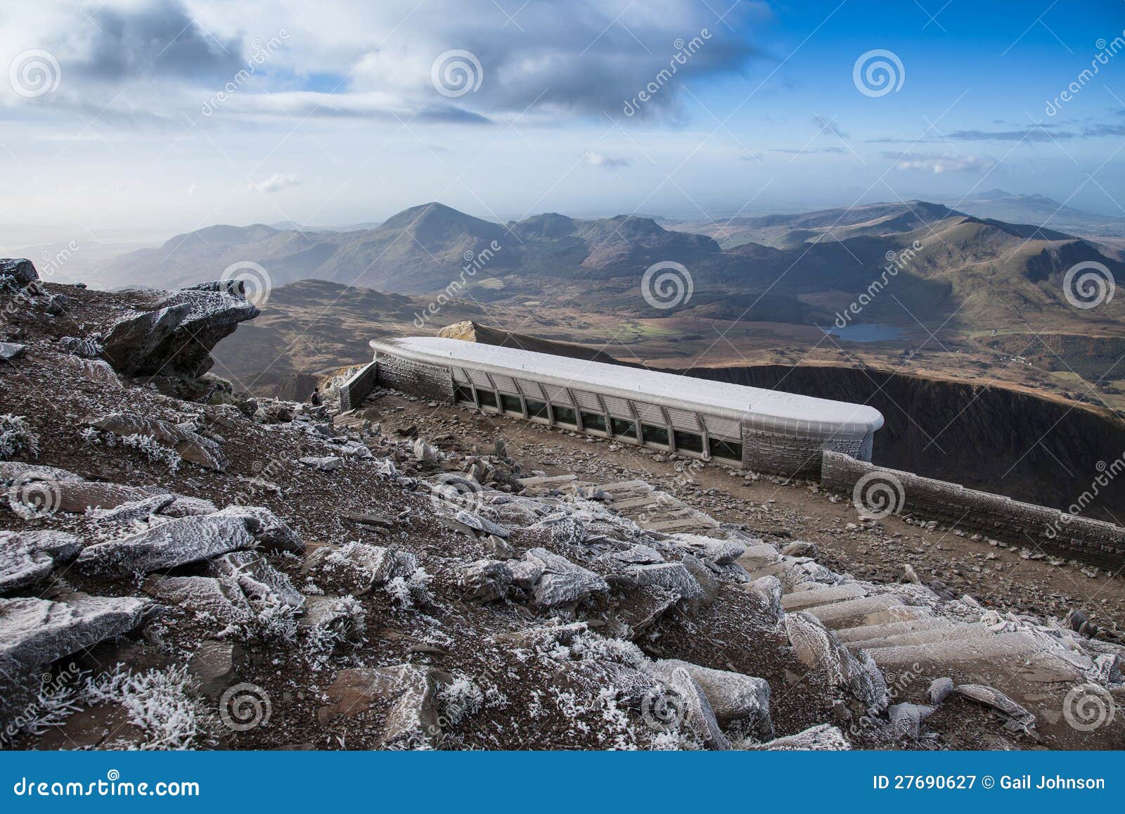 Snowdon Summit cafe stock image. Image of view, park - 27690627