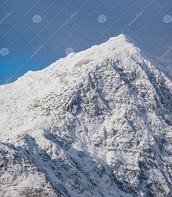 Snowdon top stock photo. Image of bleak, peak, hillside - 29140902