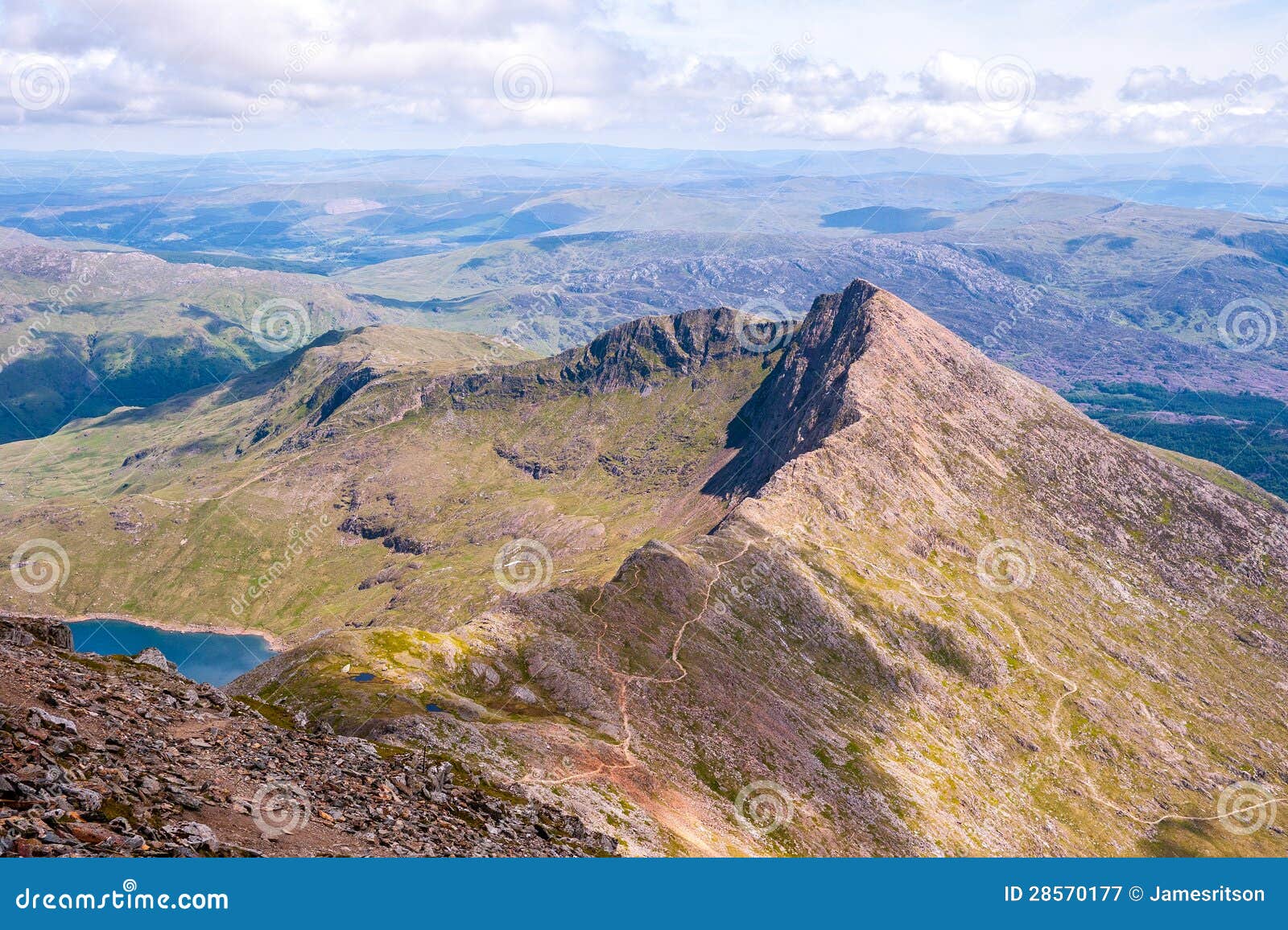 Snowdonia Mountains stock image. Image of snowdonia, snowdon - 28570177