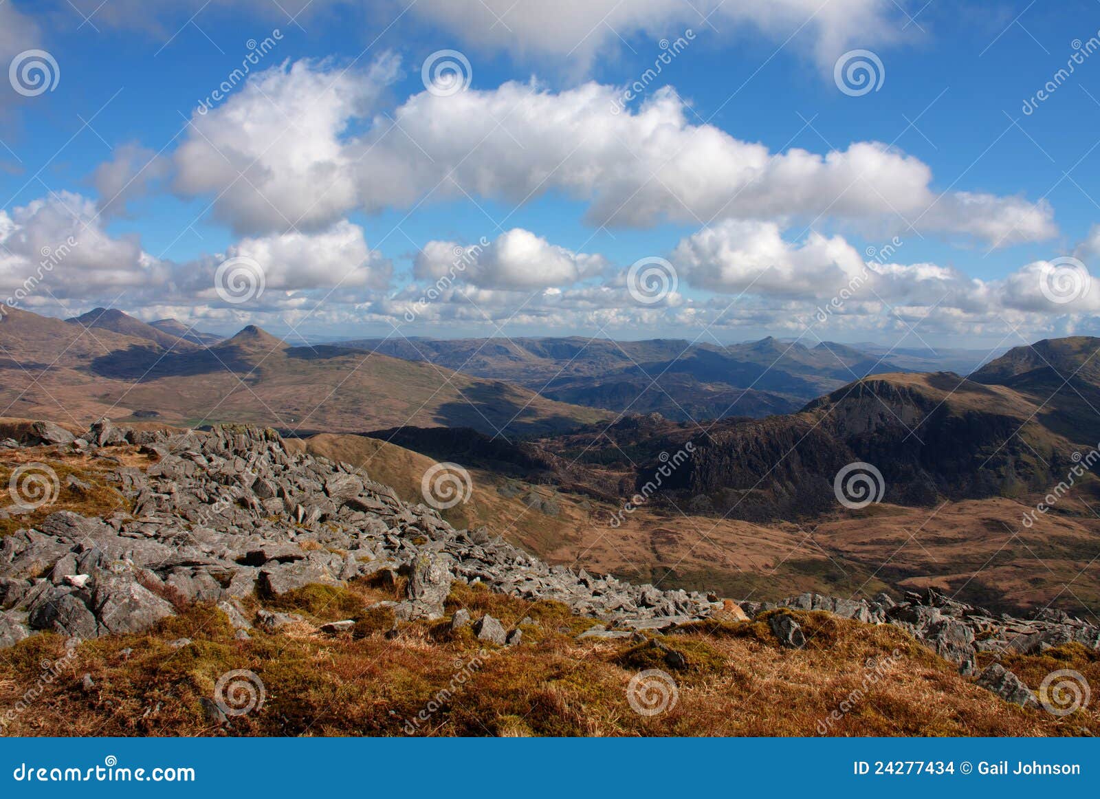 Snowdonia National Park stock photo. Image of lake, north - 24277434