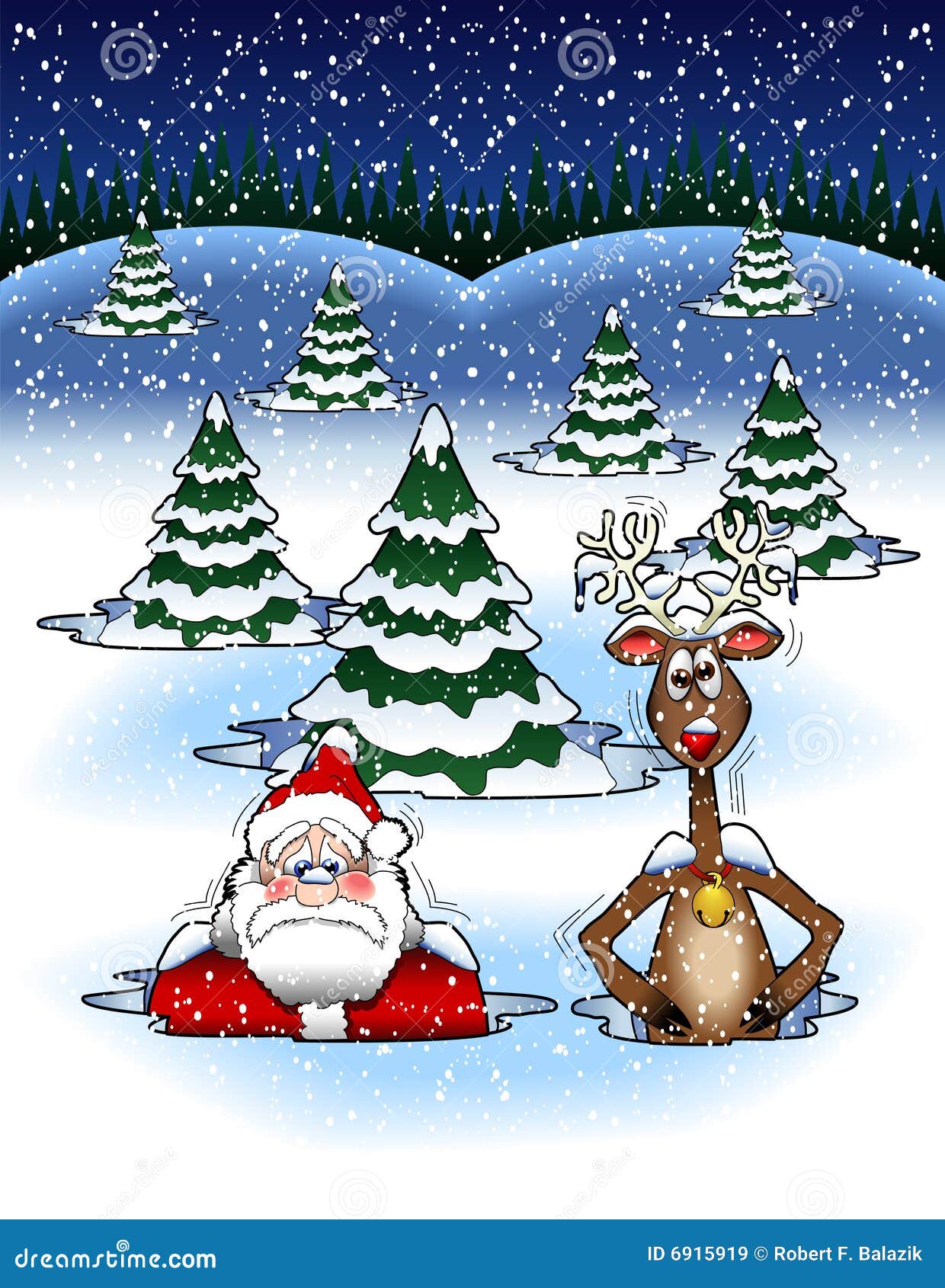 Snowdrift_1 stock illustration. Illustration of kringle - 6915919