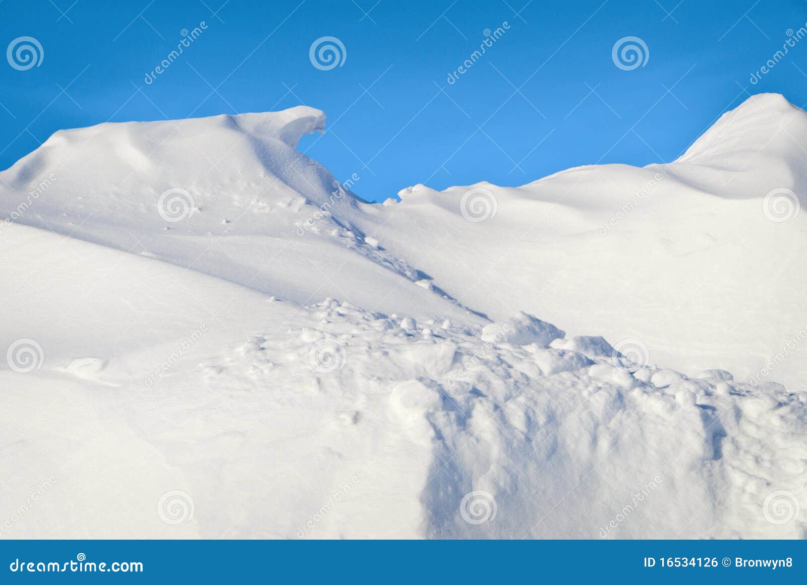 Snowdrift stock photo. Image of plowed, nature, snowdrift - 16534126