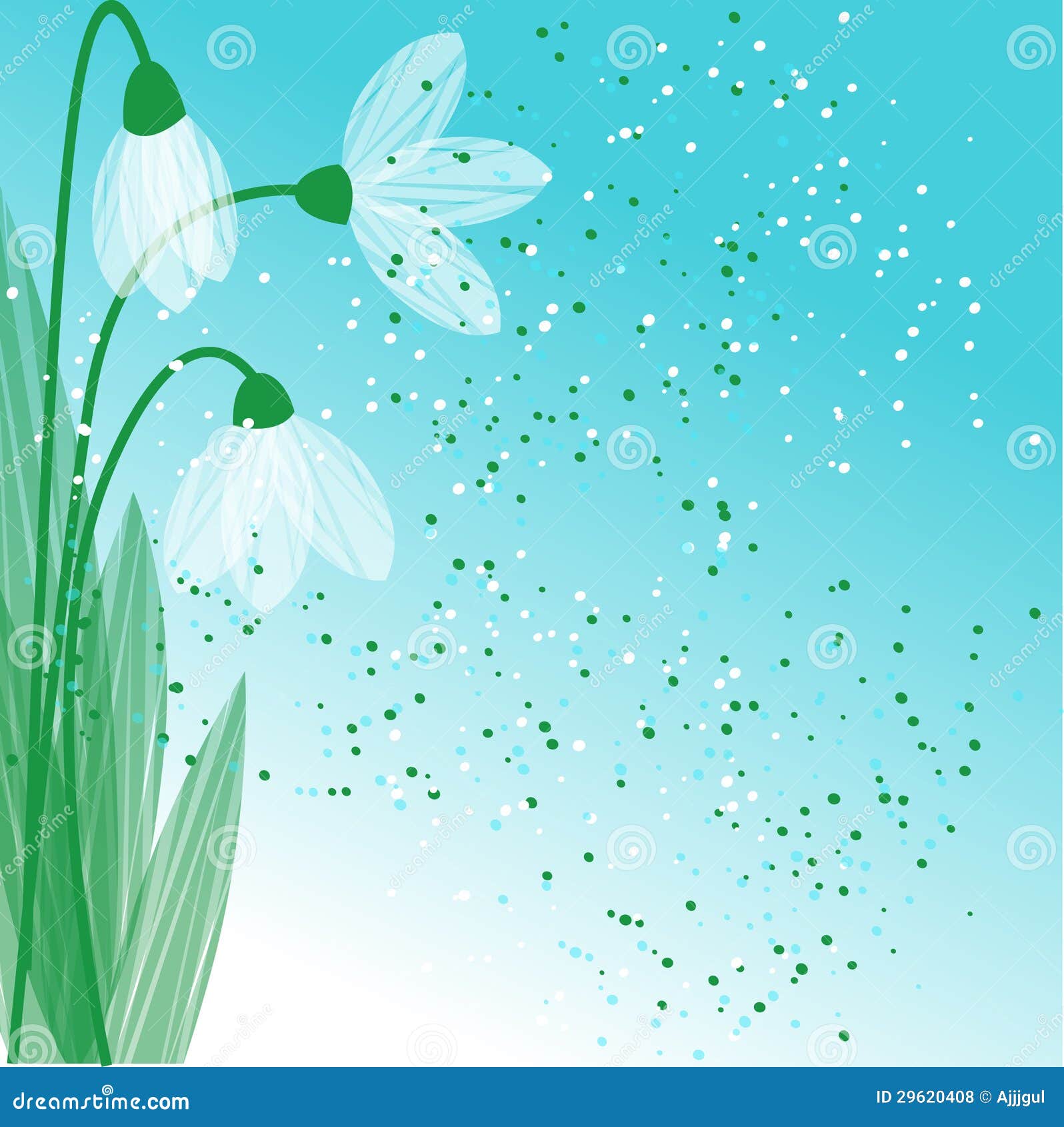Snowdrop Background Stock Photography | CartoonDealer.com #23006390