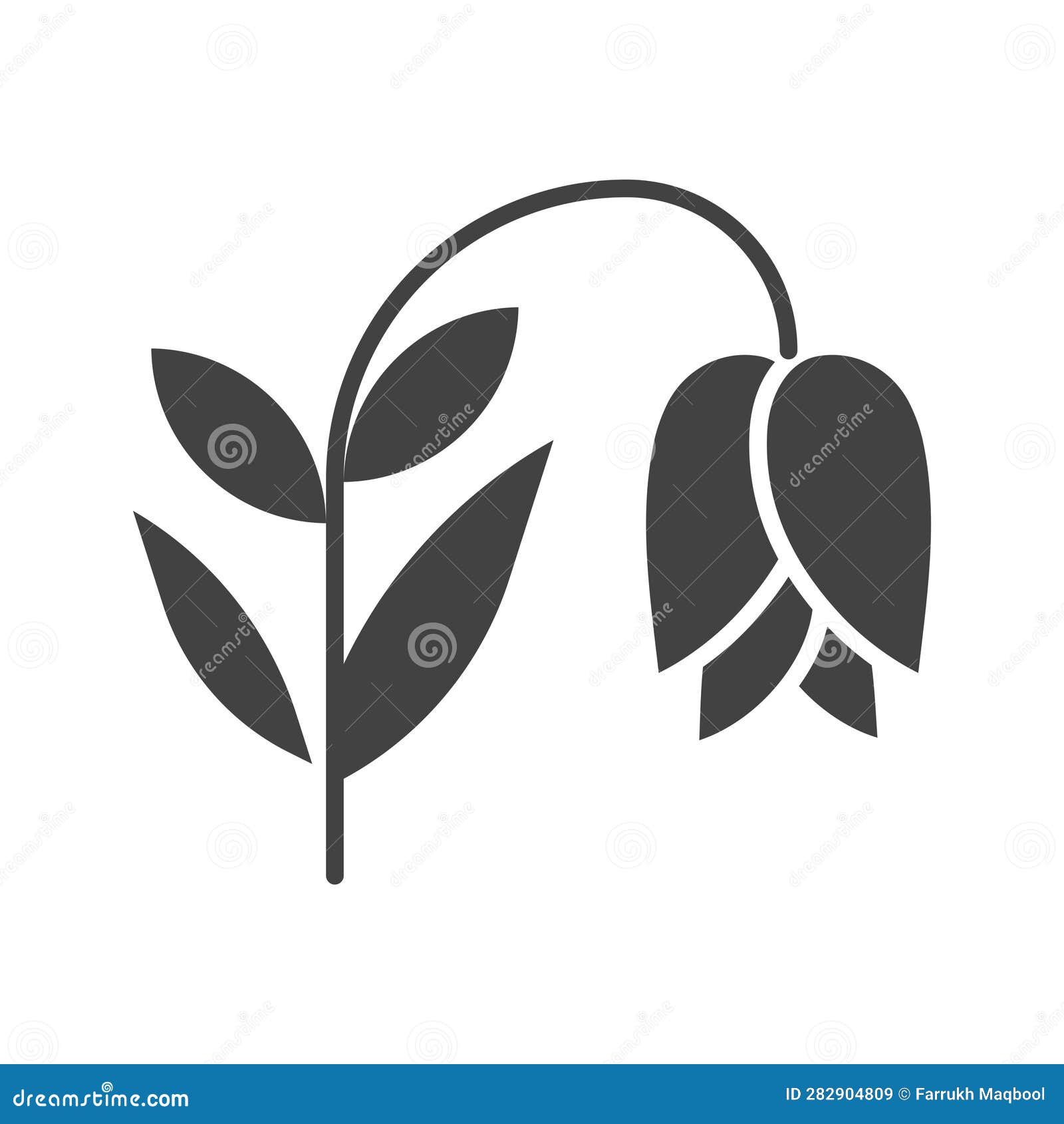 Snowdrop Icon Vector Isolated On White Background, Snowdrop Sign ...