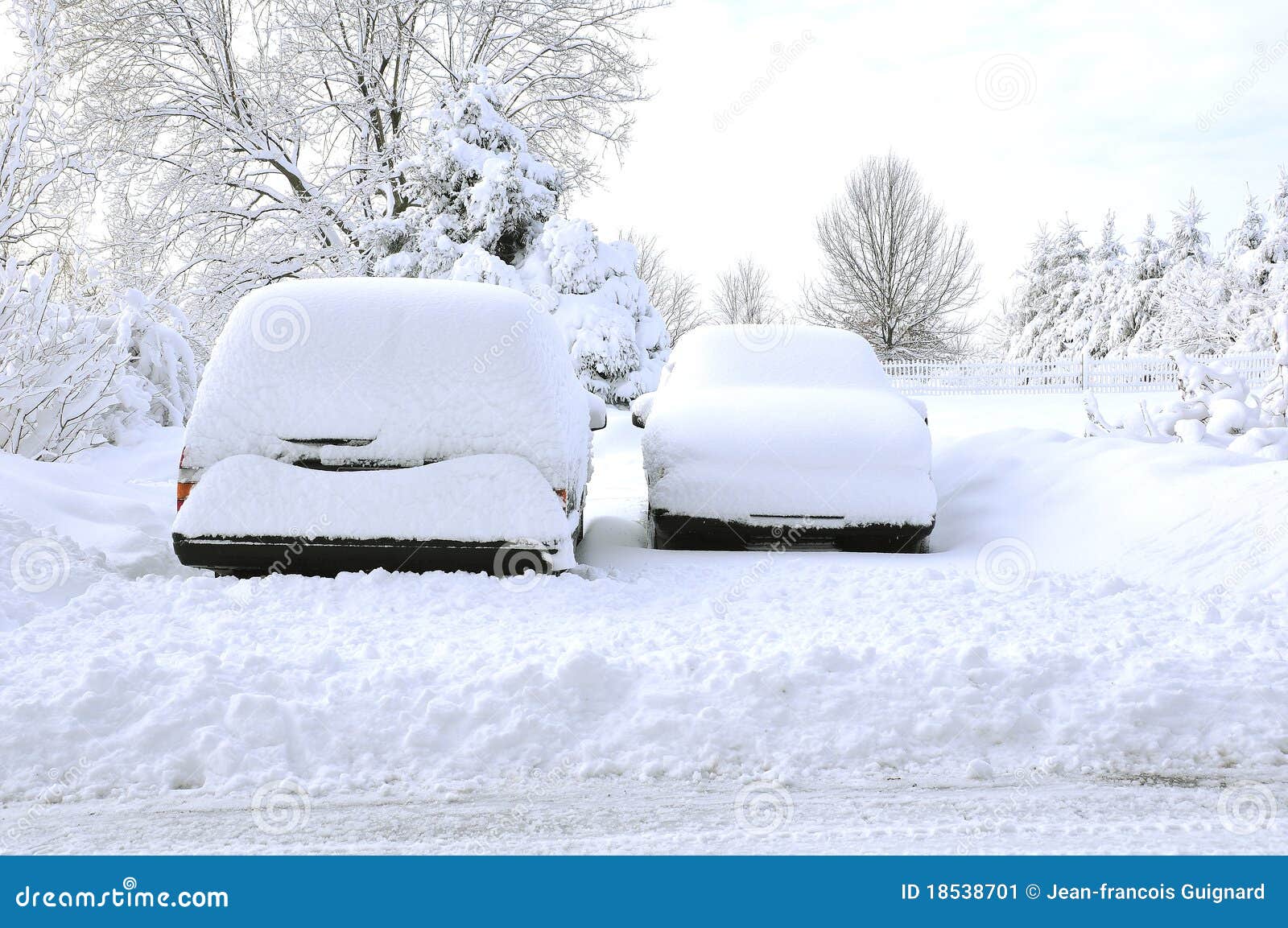 Snowed in stock image. Image of snowfall, snowdrift, snow - 18538701