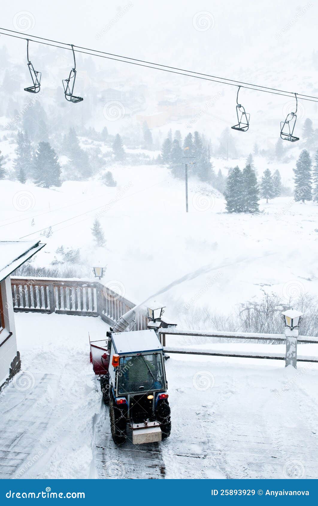 Snowfall in Austrian Alps stock image. Image of seasonal - 25893929