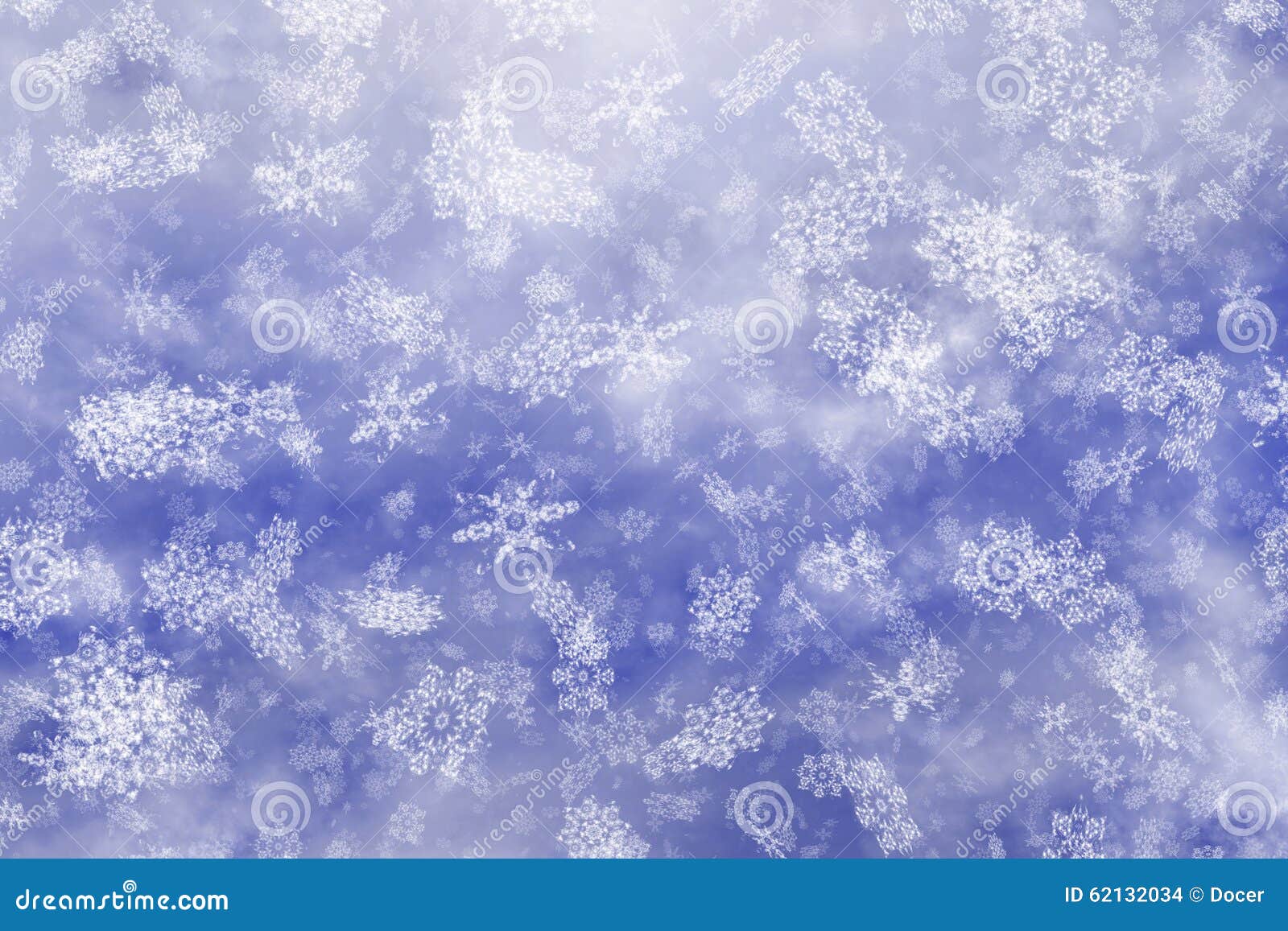 Snowfall Background of Cloudy Cold Weather Stock Illustration ...