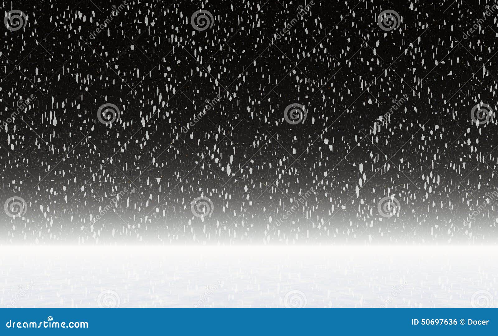 Snowfall on a night sky stock photo. Image of rural, frozen - 50697636