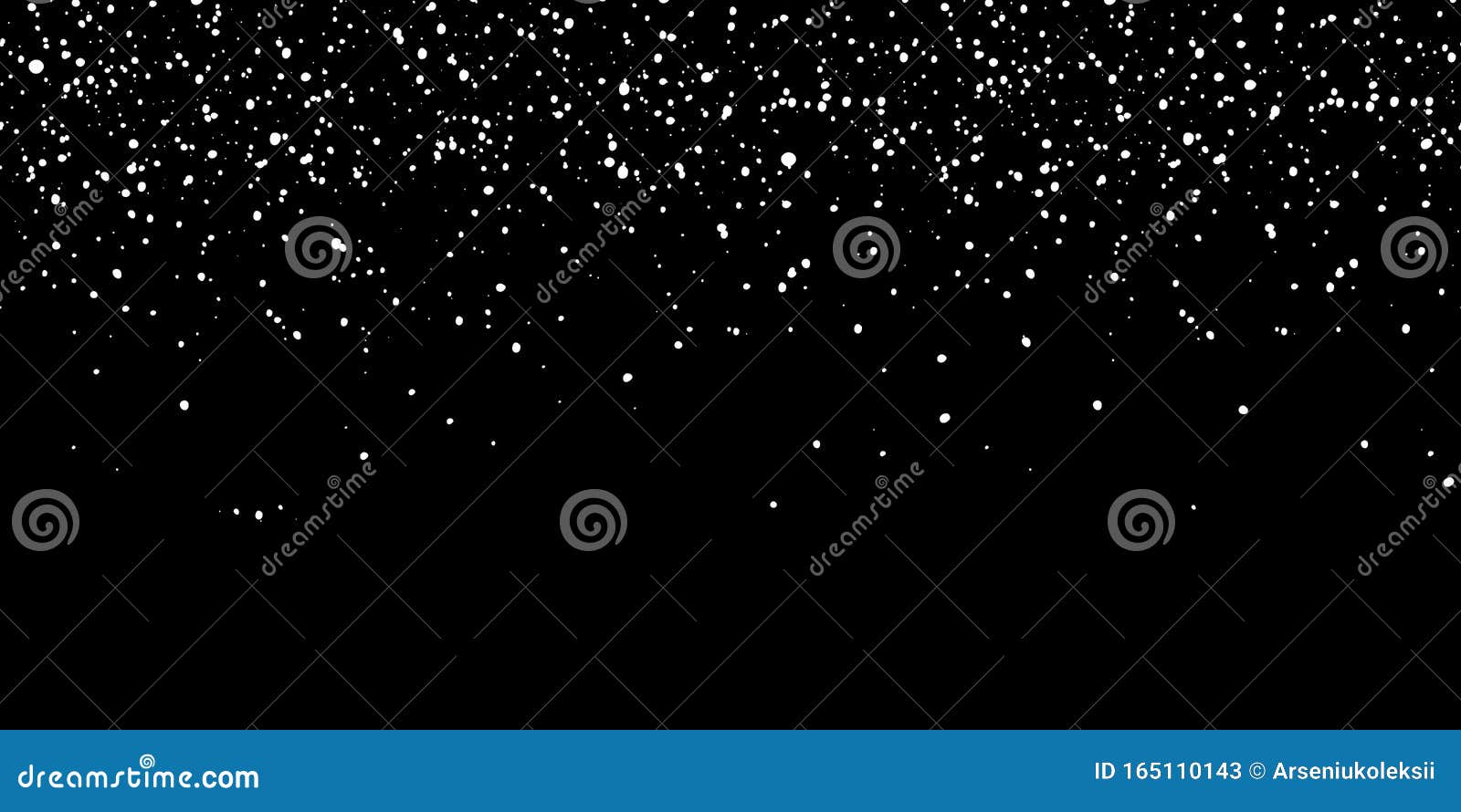 Snowfall overlay banner stock vector. Illustration of hand - 165110143