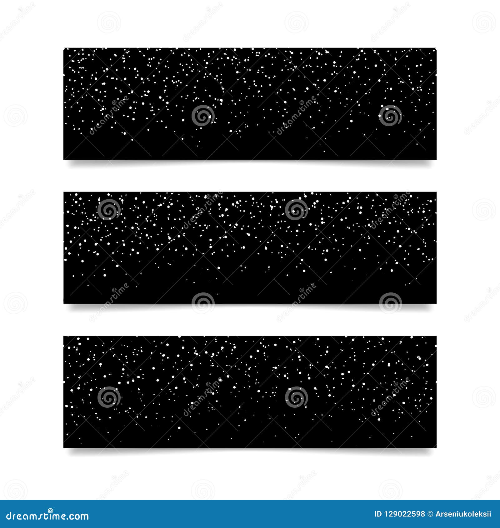 Snowfall Overlay Web Banner Lines. Falling Snow for Design Stock Vector ...