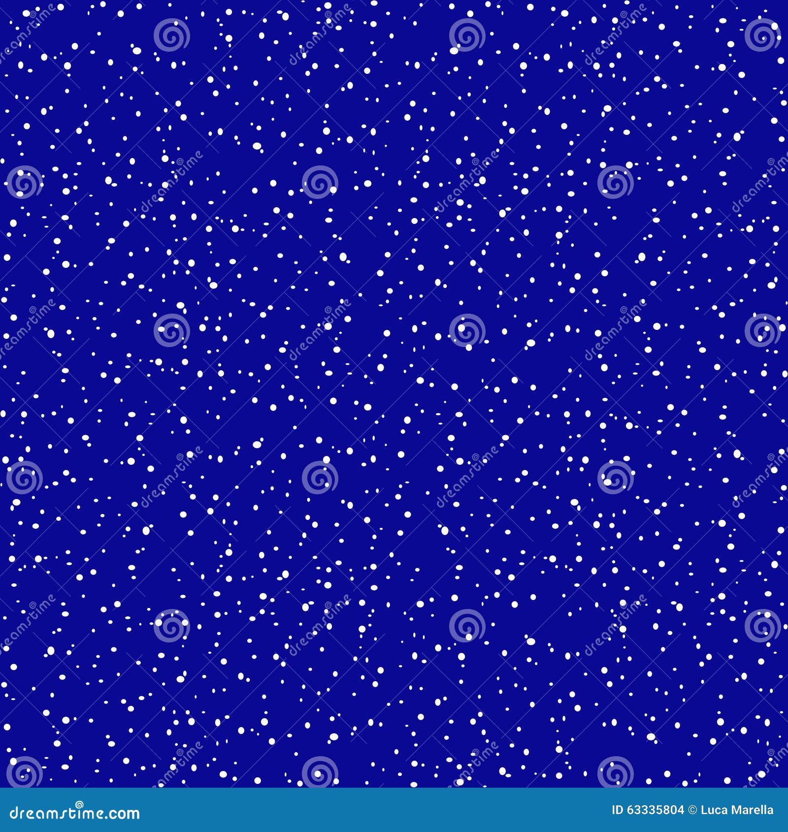 Snowfall seamless pattern stock vector. Illustration of flake - 63335804