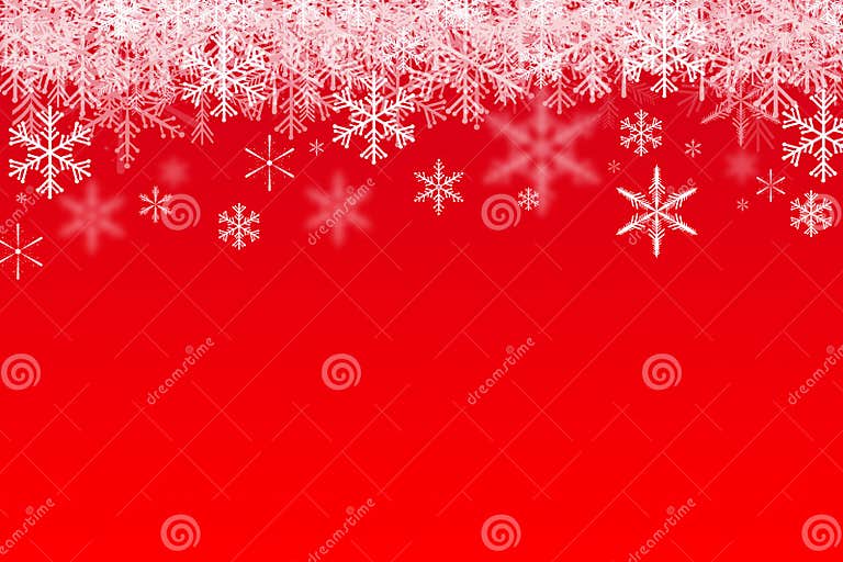 Snowfalling on red stock illustration. Illustration of abstract - 34675102