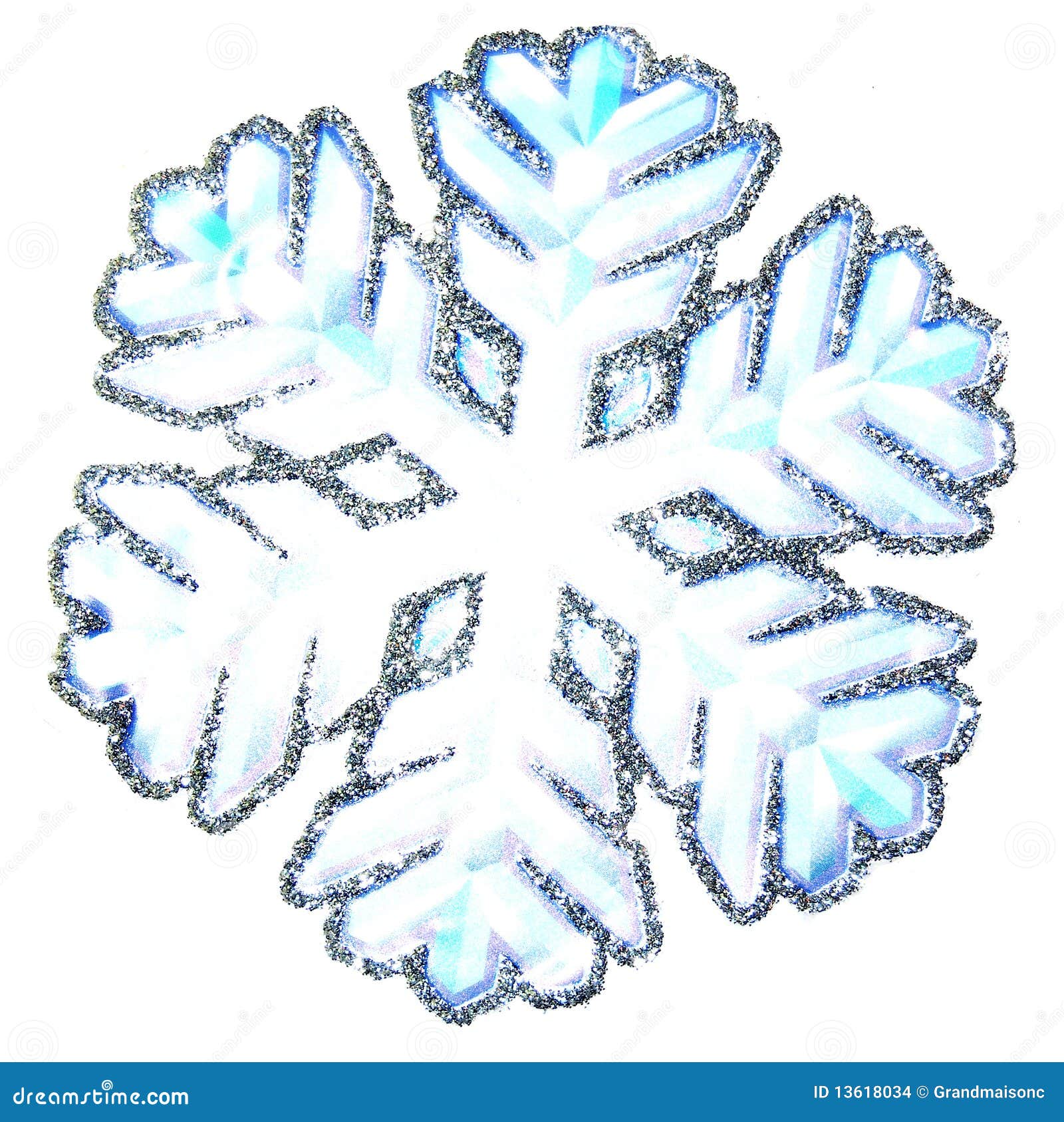 Snowflake stock photo. Image of seasonal, isolated, holiday - 13618034
