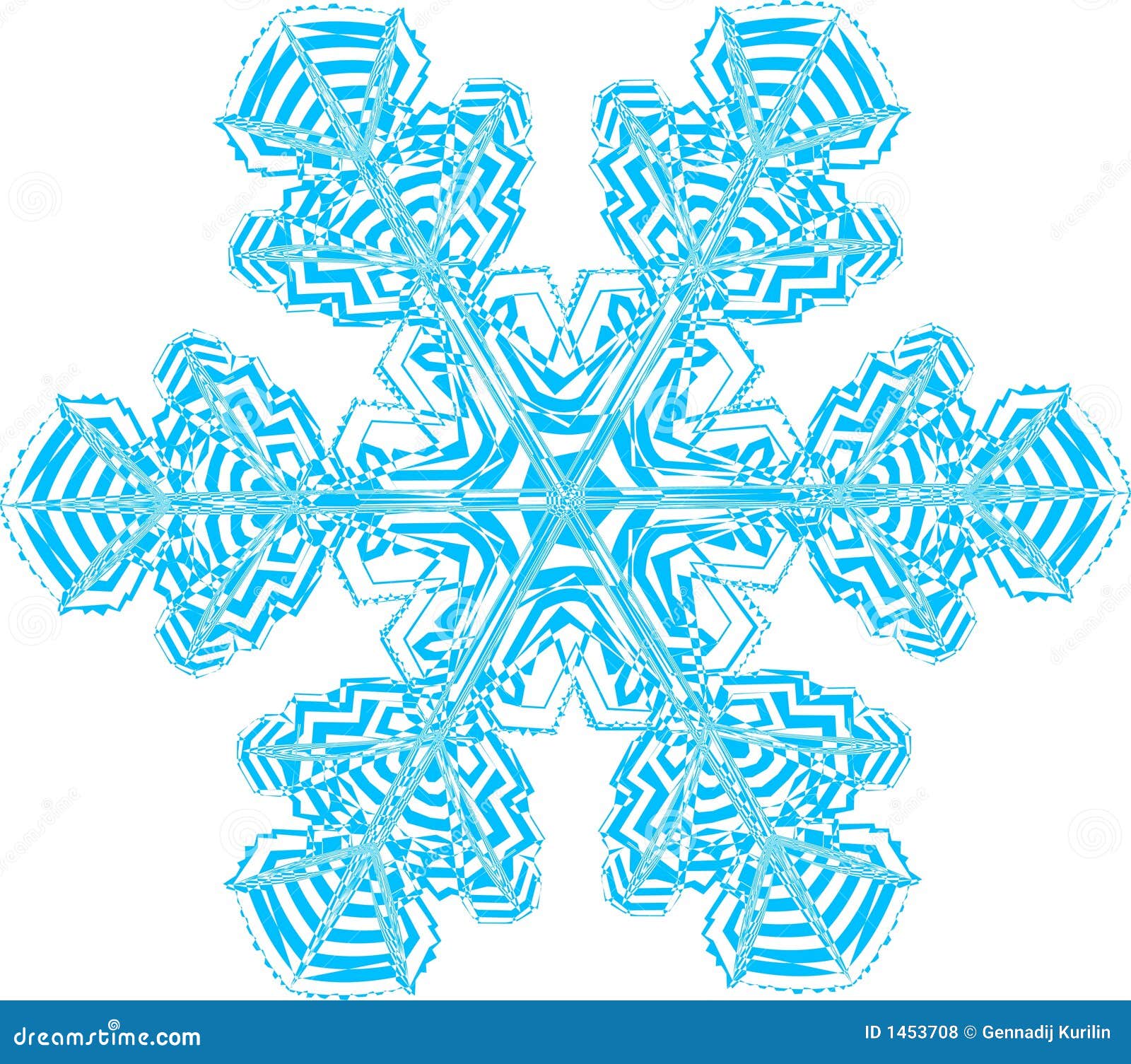 Snowflake stock vector. Illustration of cold, drawings - 1453708