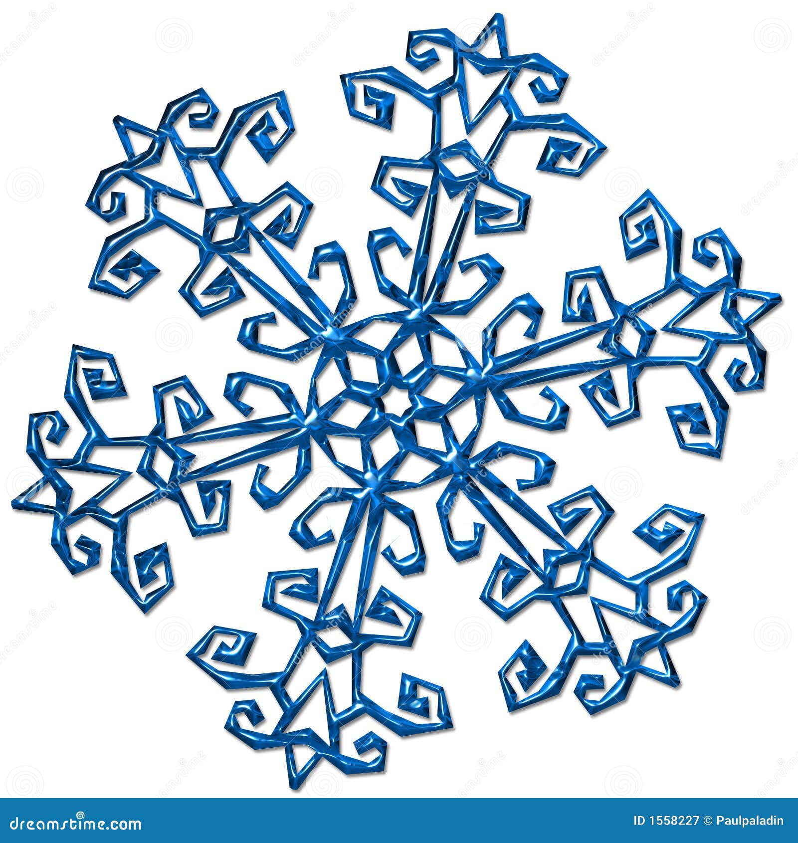 Snowflake stock illustration. Illustration of christmas - 1558227