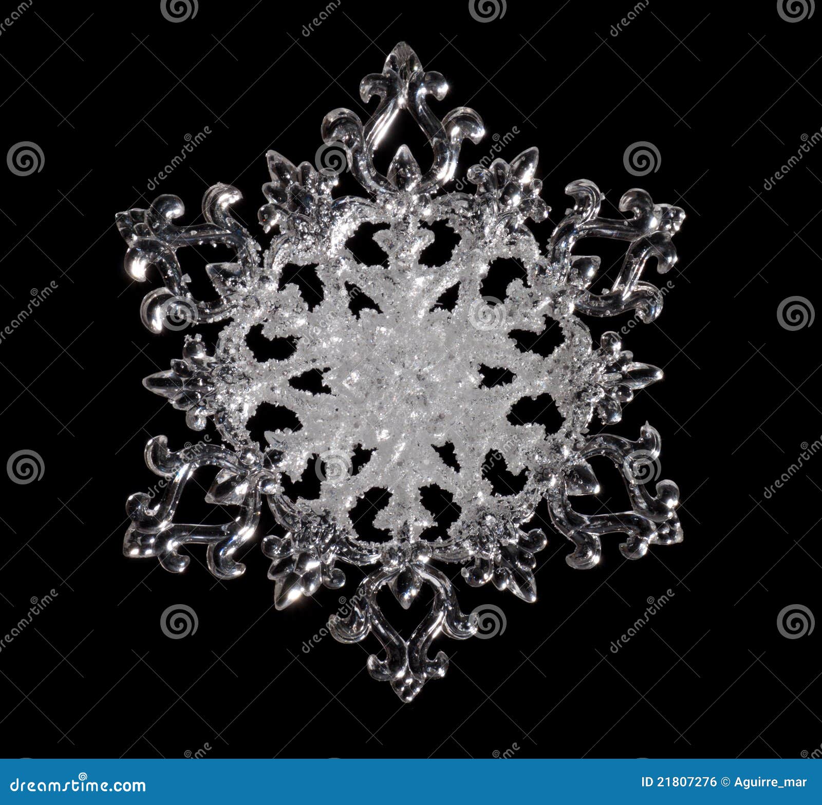 Snowflake stock photo. Image of glass, january, ornament - 21807276