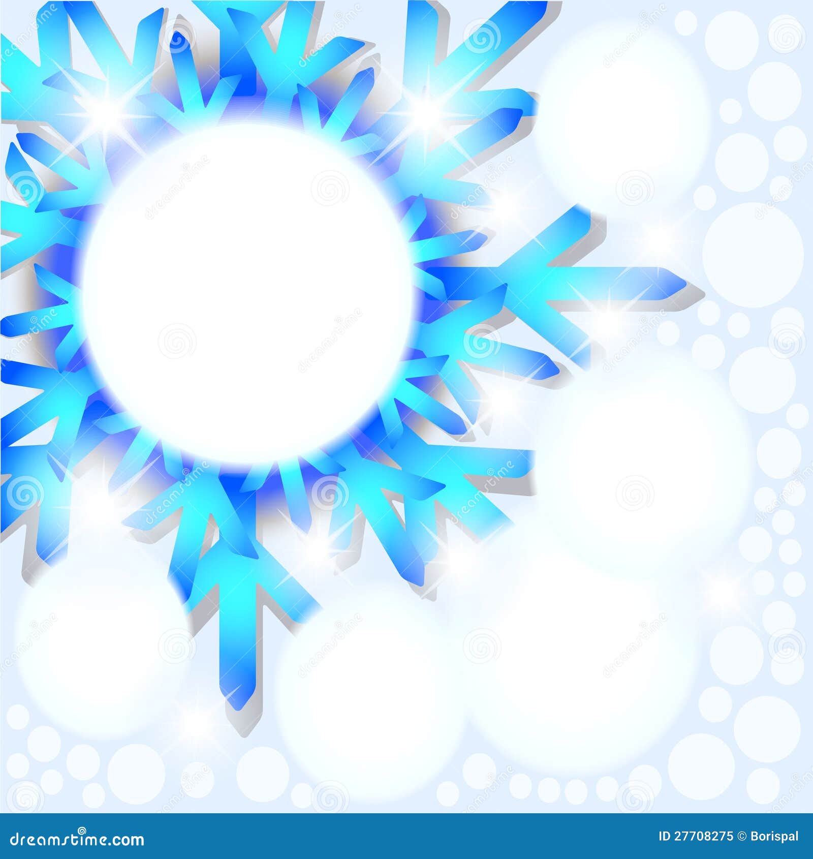 Snowflake Abstract Background. Stock Illustration - Illustration of ...