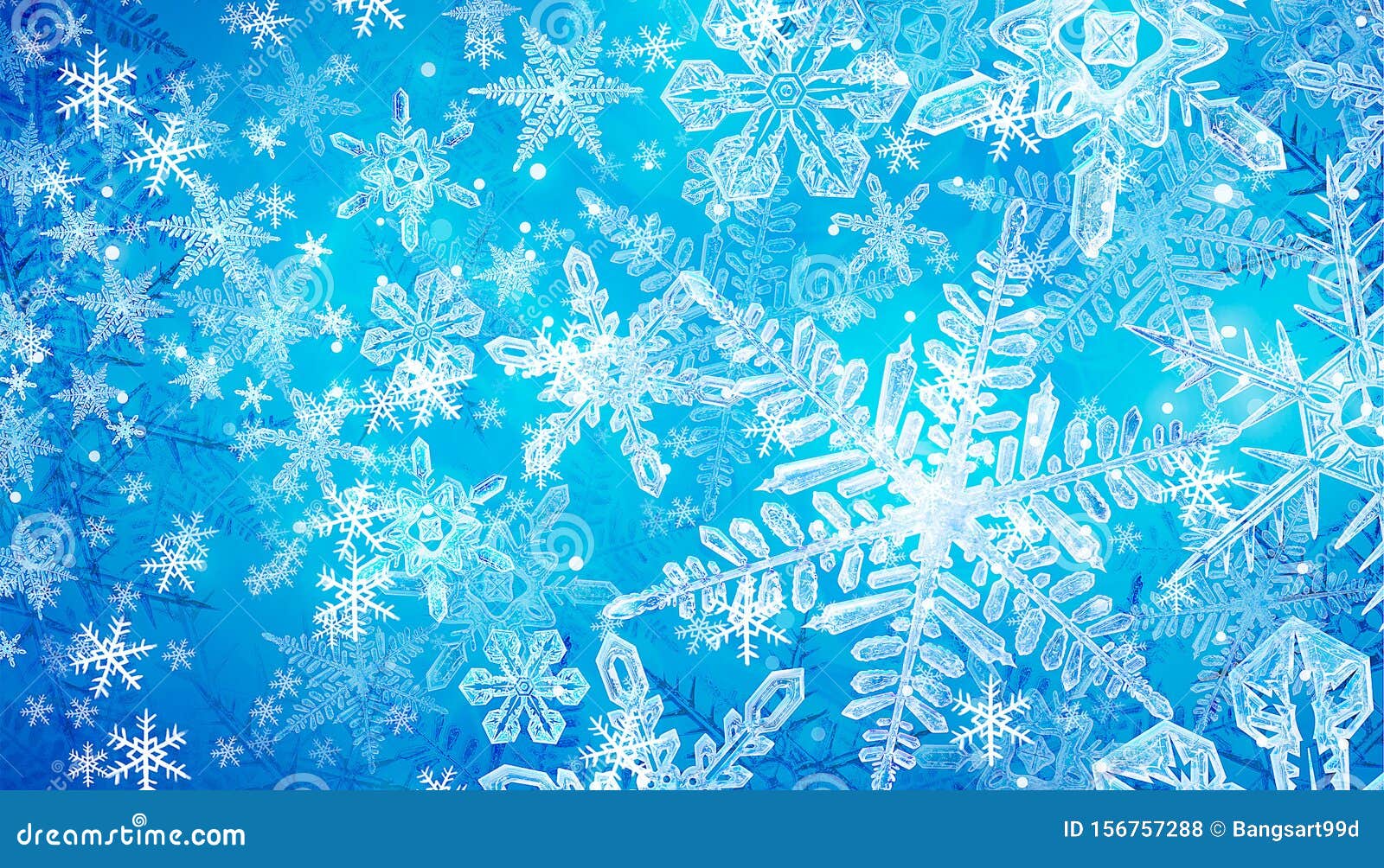Snowflake Abstract Background High Resolution Stock Illustration ...