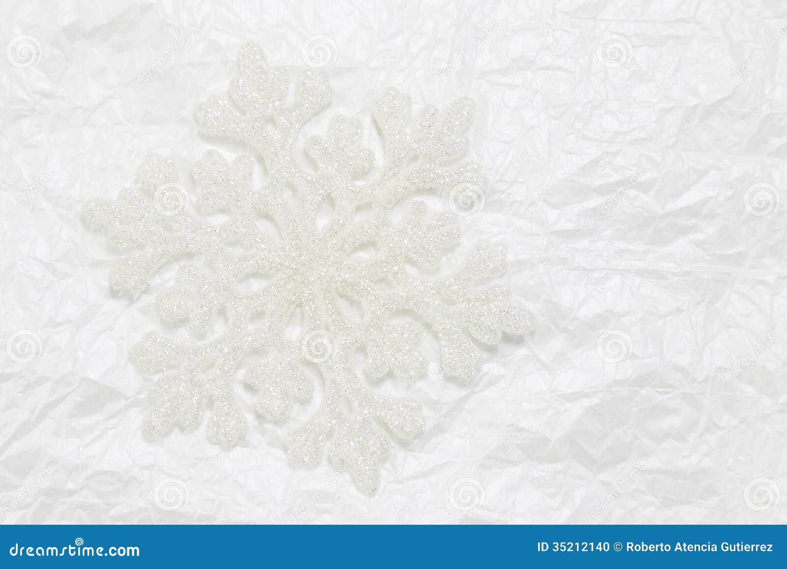 Snowflake Abstract Background with Typical Christmas Stock Photo ...