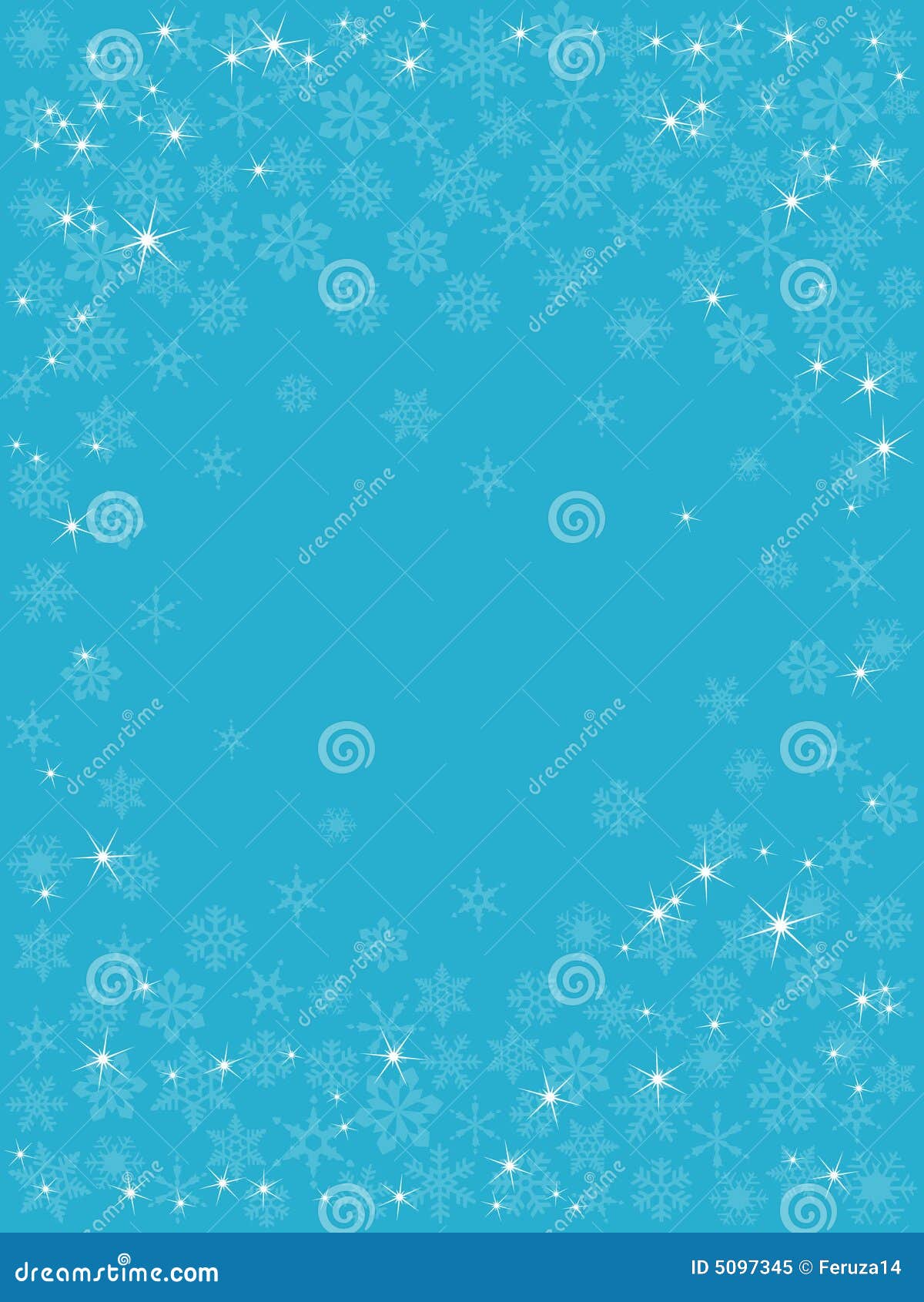 Snowflake Background Cartoon Vector | CartoonDealer.com #5097345