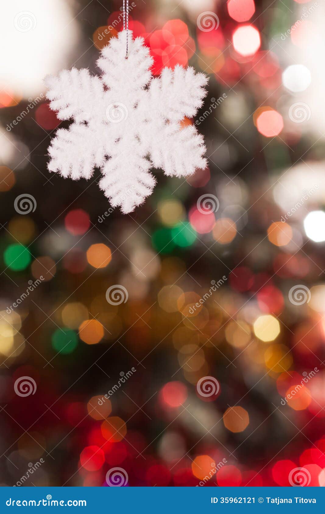 Snowflake on the Background Bokeh Stock Image - Image of ornate ...
