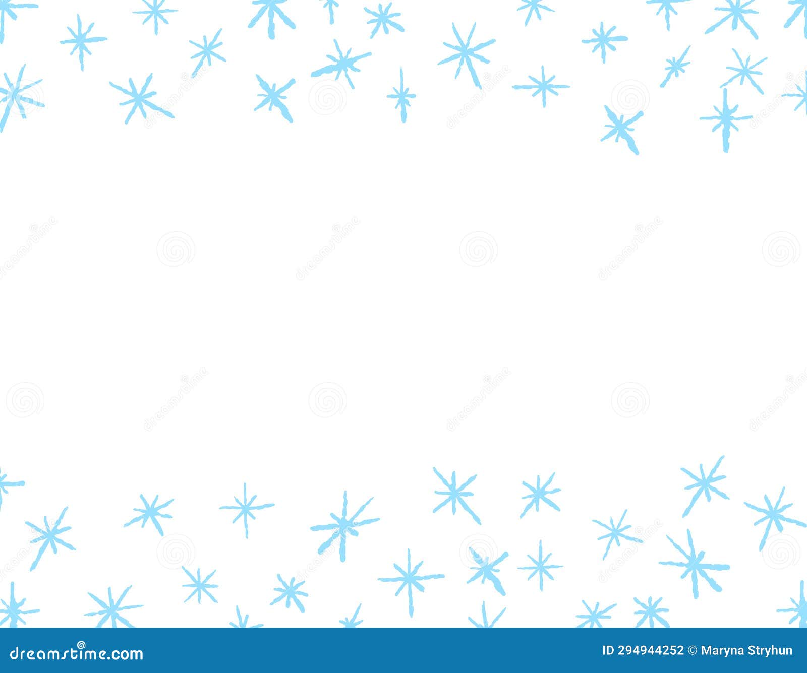 Snowflake Background, Frame for Text. Stock Vector - Illustration of ...