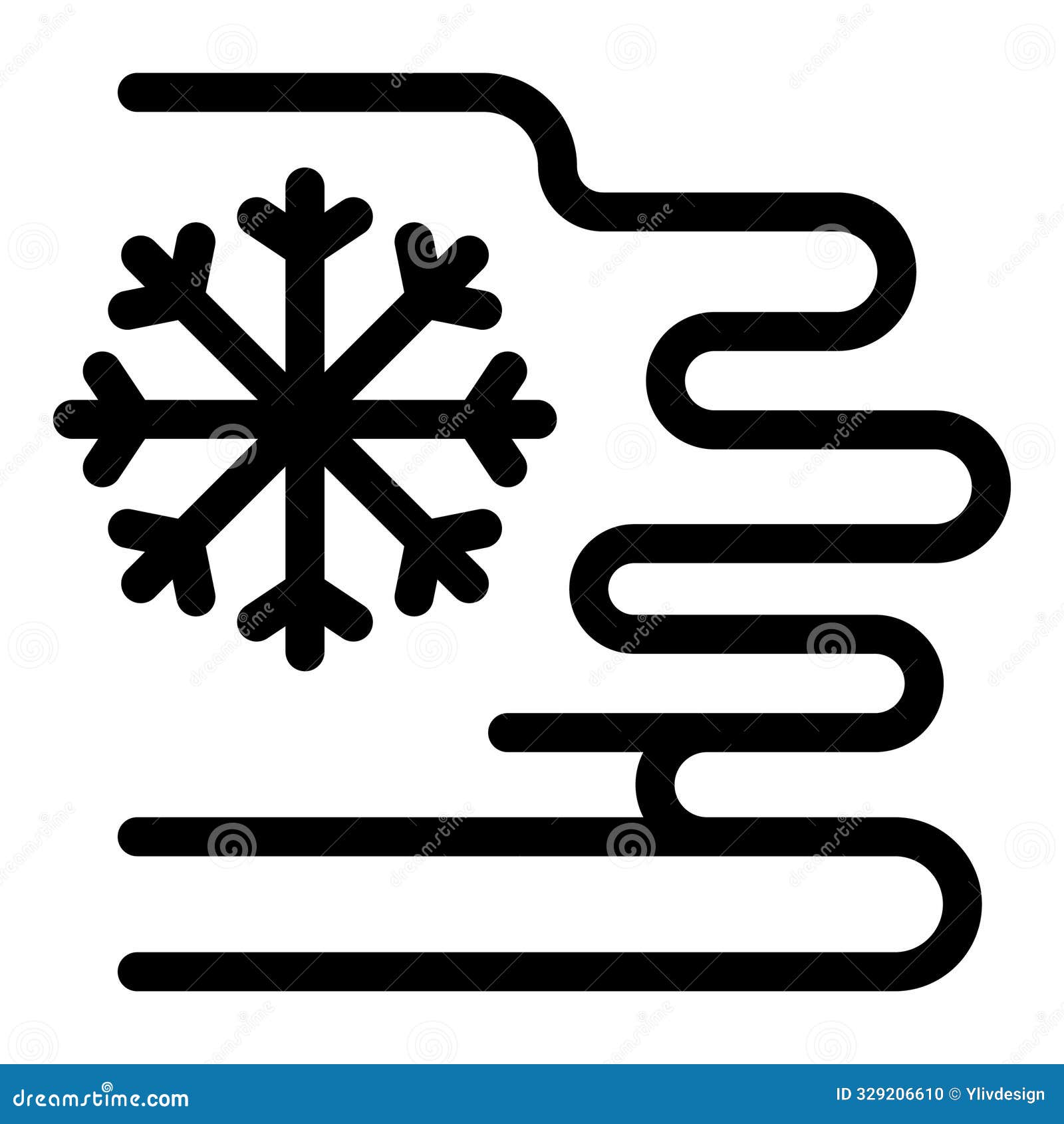 Air Conditioning System With AC Chill Climate Temperatures Outline ...