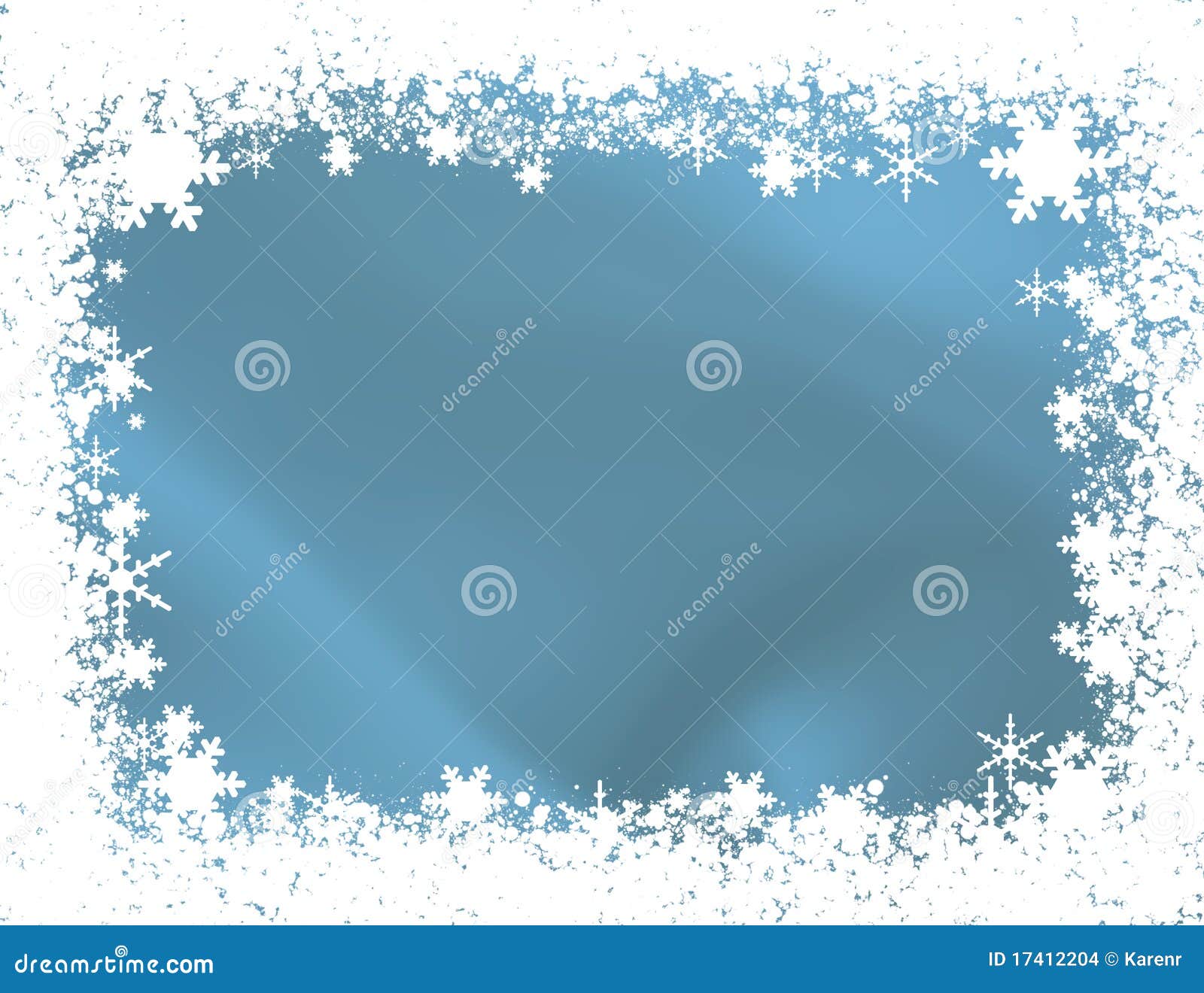 Snowflake Border stock illustration. Illustration of background - 17412204