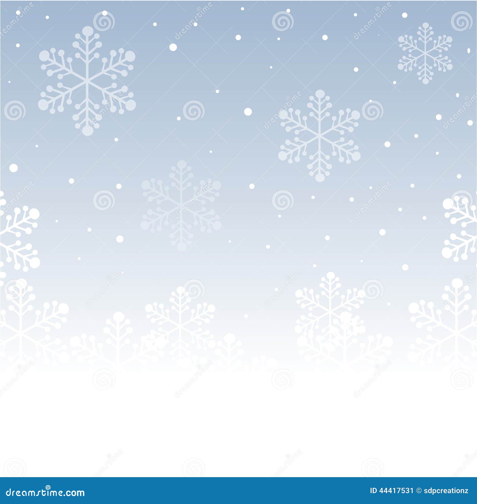 Snowflake Christmas Background Stock Vector - Illustration of focus ...