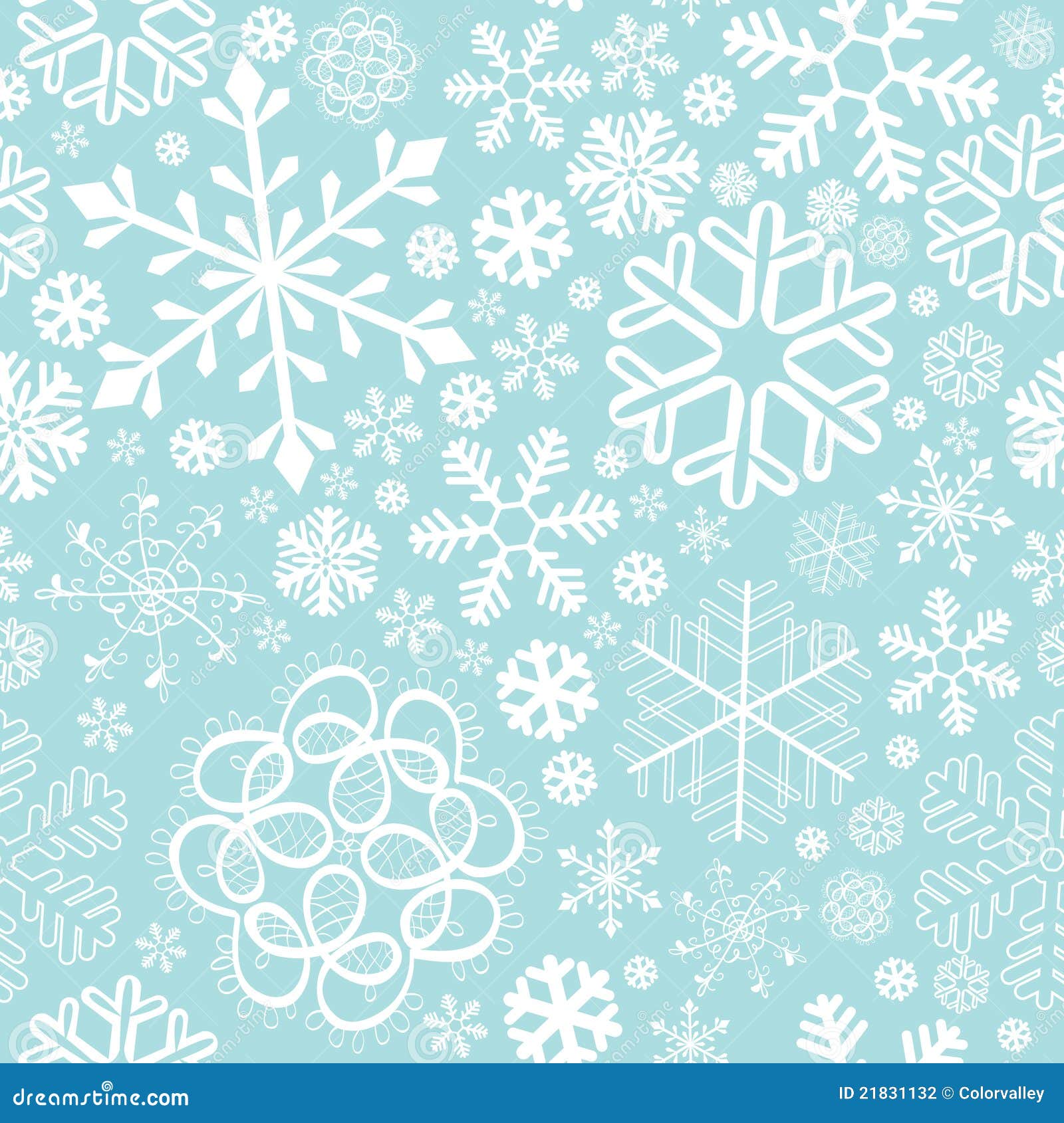 Seamless Snowflake, Star Border Cartoon Vector | CartoonDealer.com ...