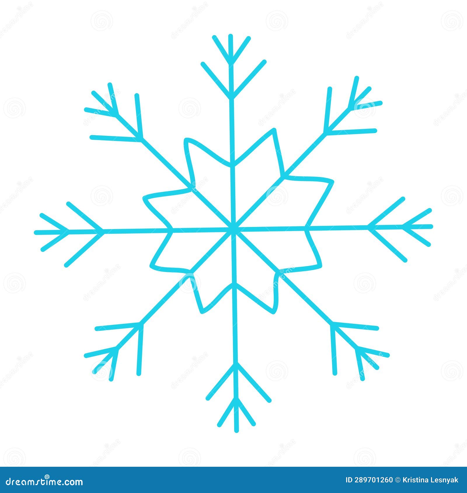 Snowflake Christmas Winter Cold Pattern Icon Element Stock Vector - Illustration of geometric ...
