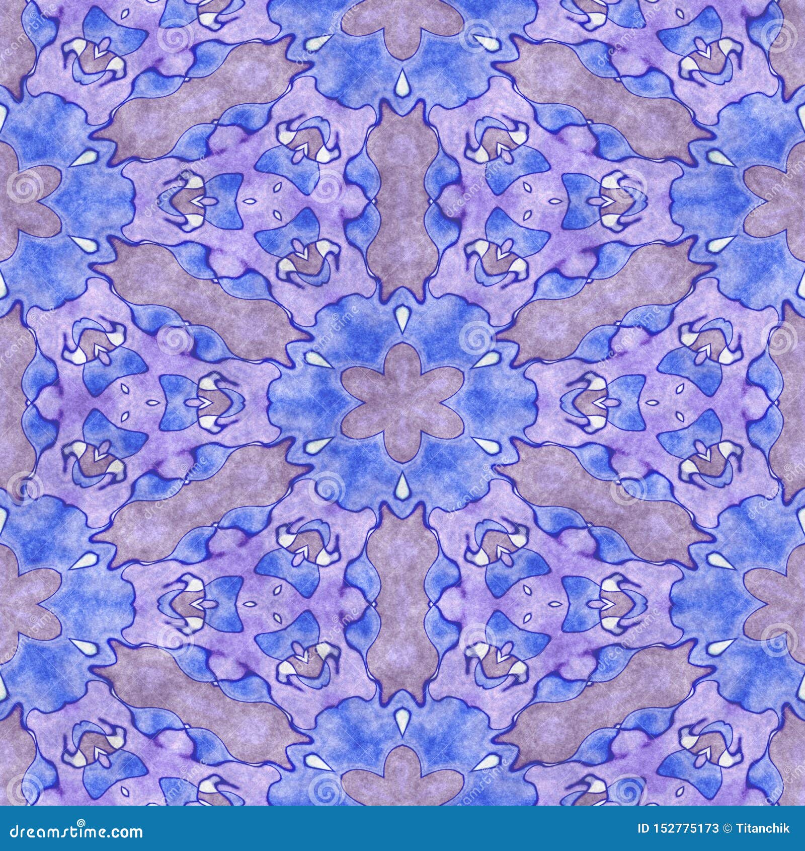 Snowflake- Crystal Background. Geometry Seamless Ornate Stock ...