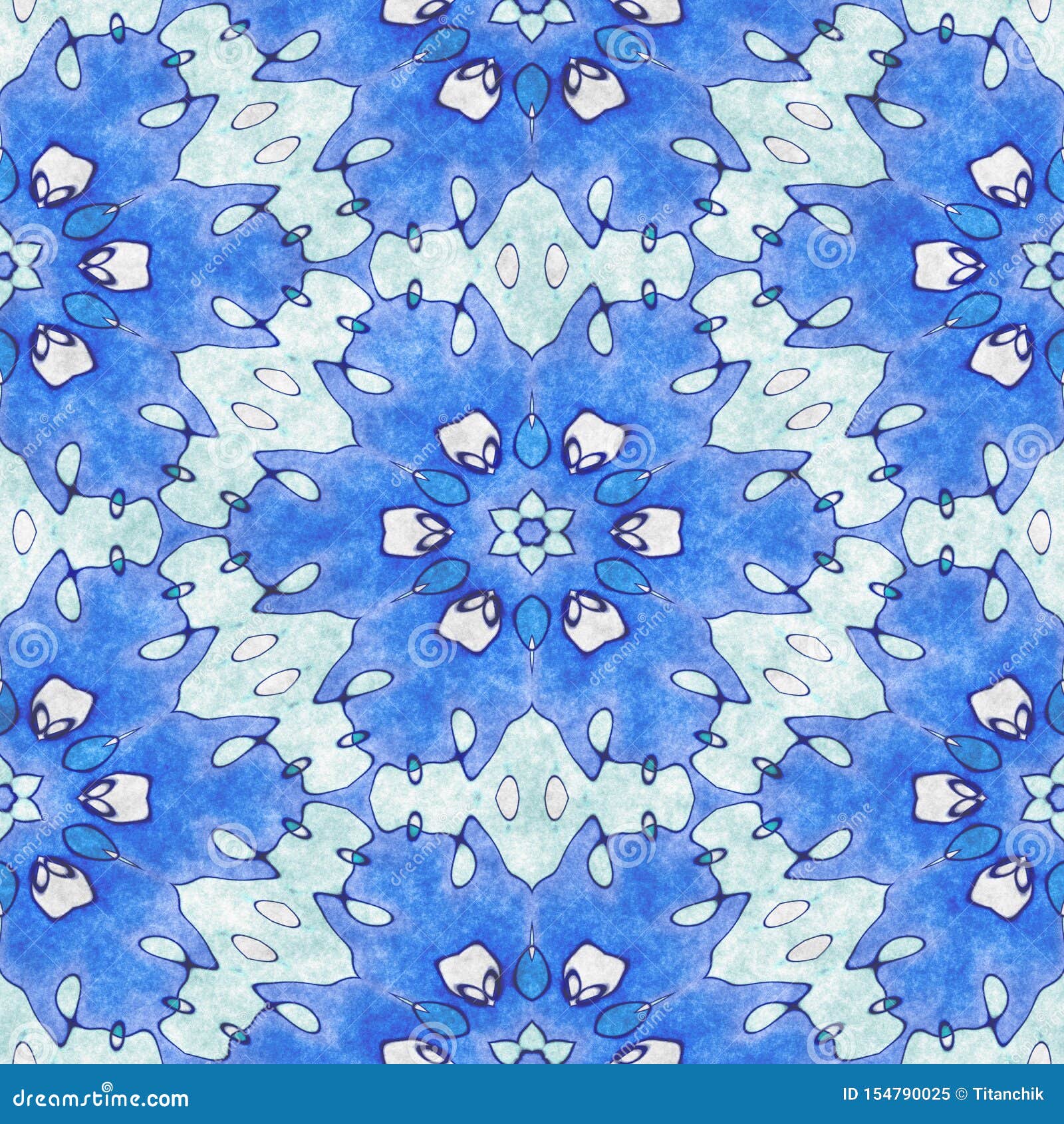 Snowflake- Crystal Background. Geometry Seamless Ornate Stock ...
