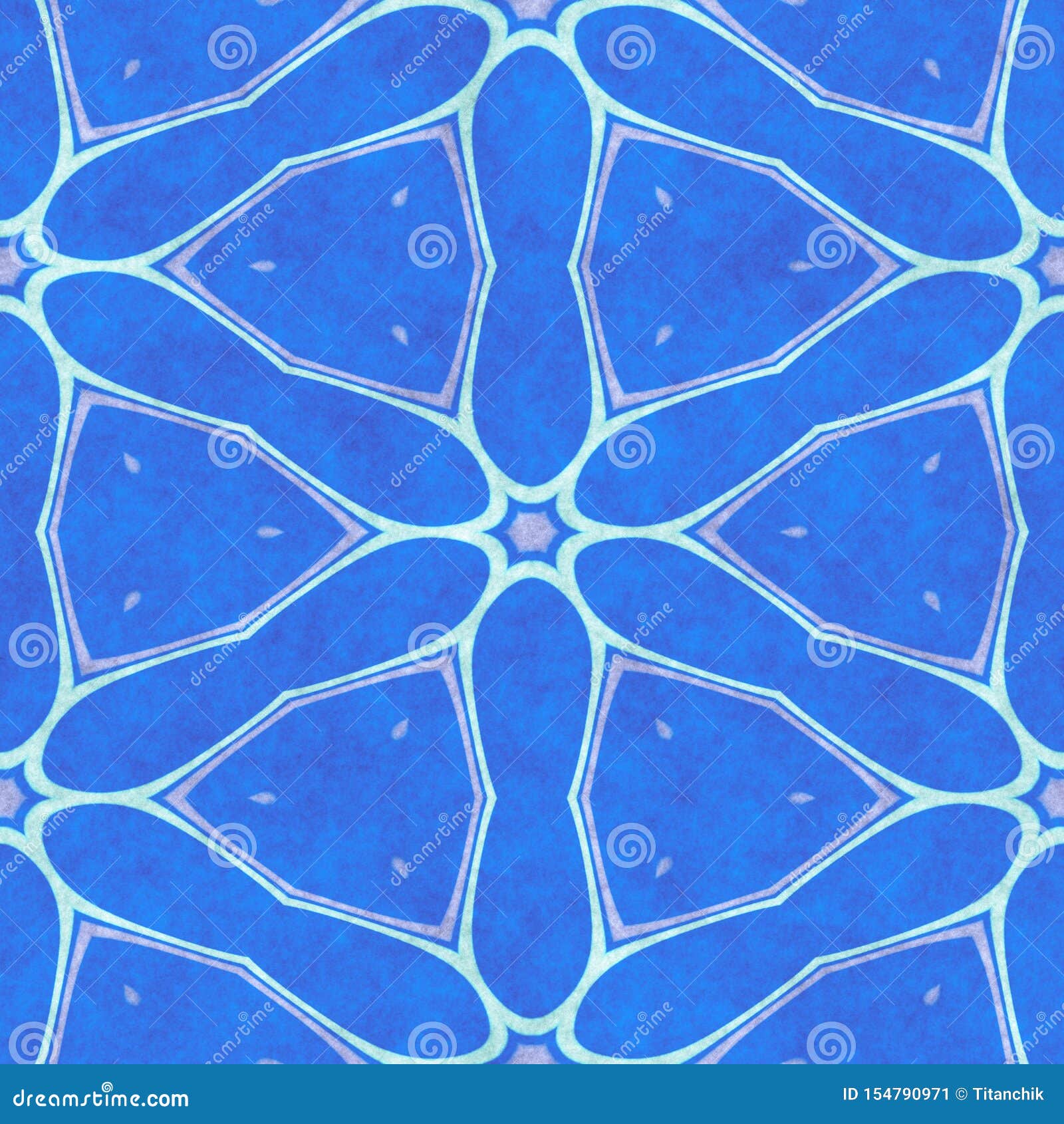 Snowflake- Crystal Background. Geometry Seamless Ornate Stock ...