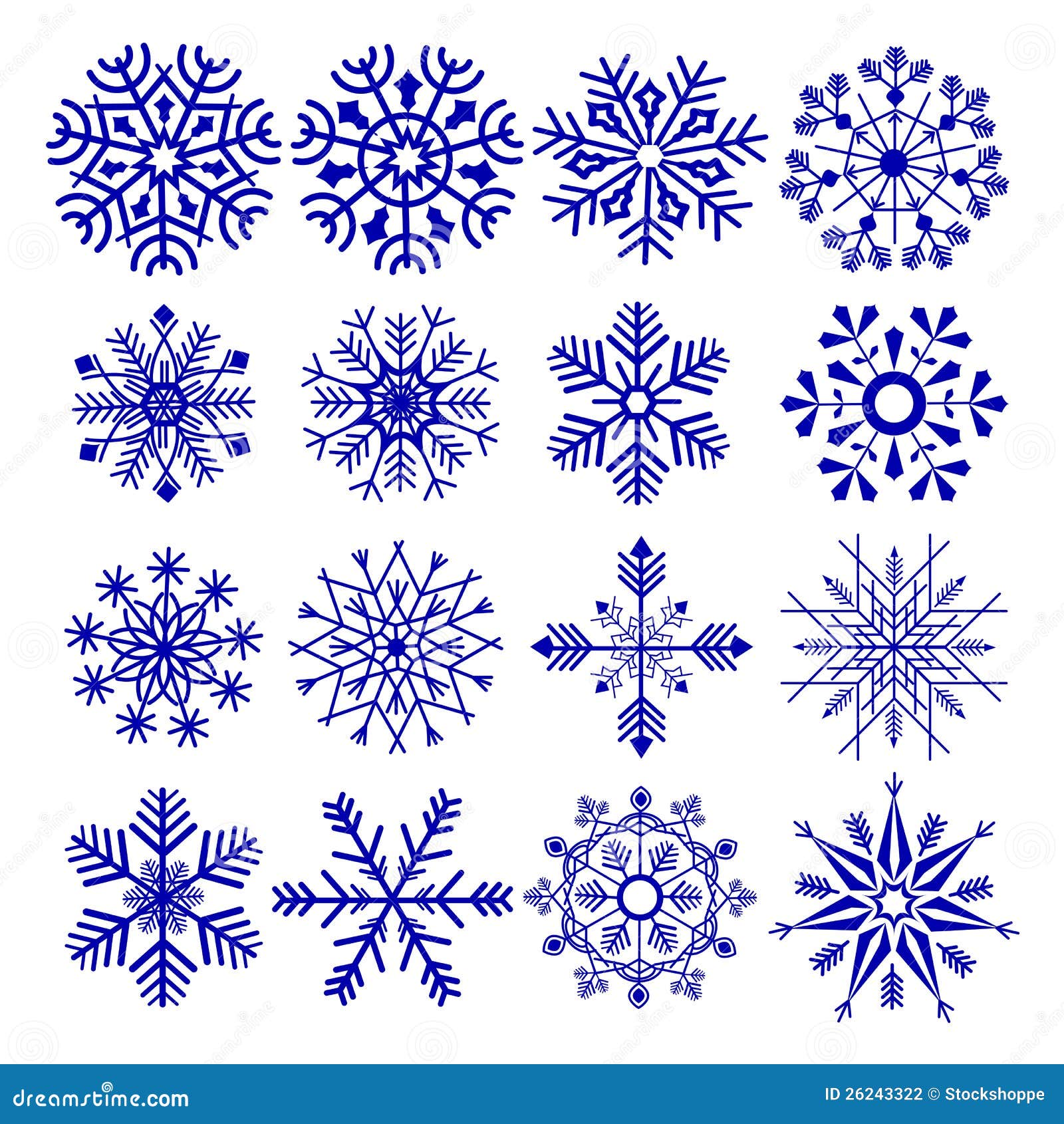 Snowflake Design stock vector. Illustration of merry - 26243322