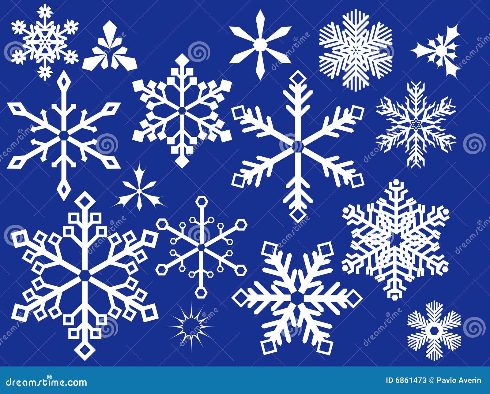 Snowflake for design stock vector. Illustration of star - 6861473