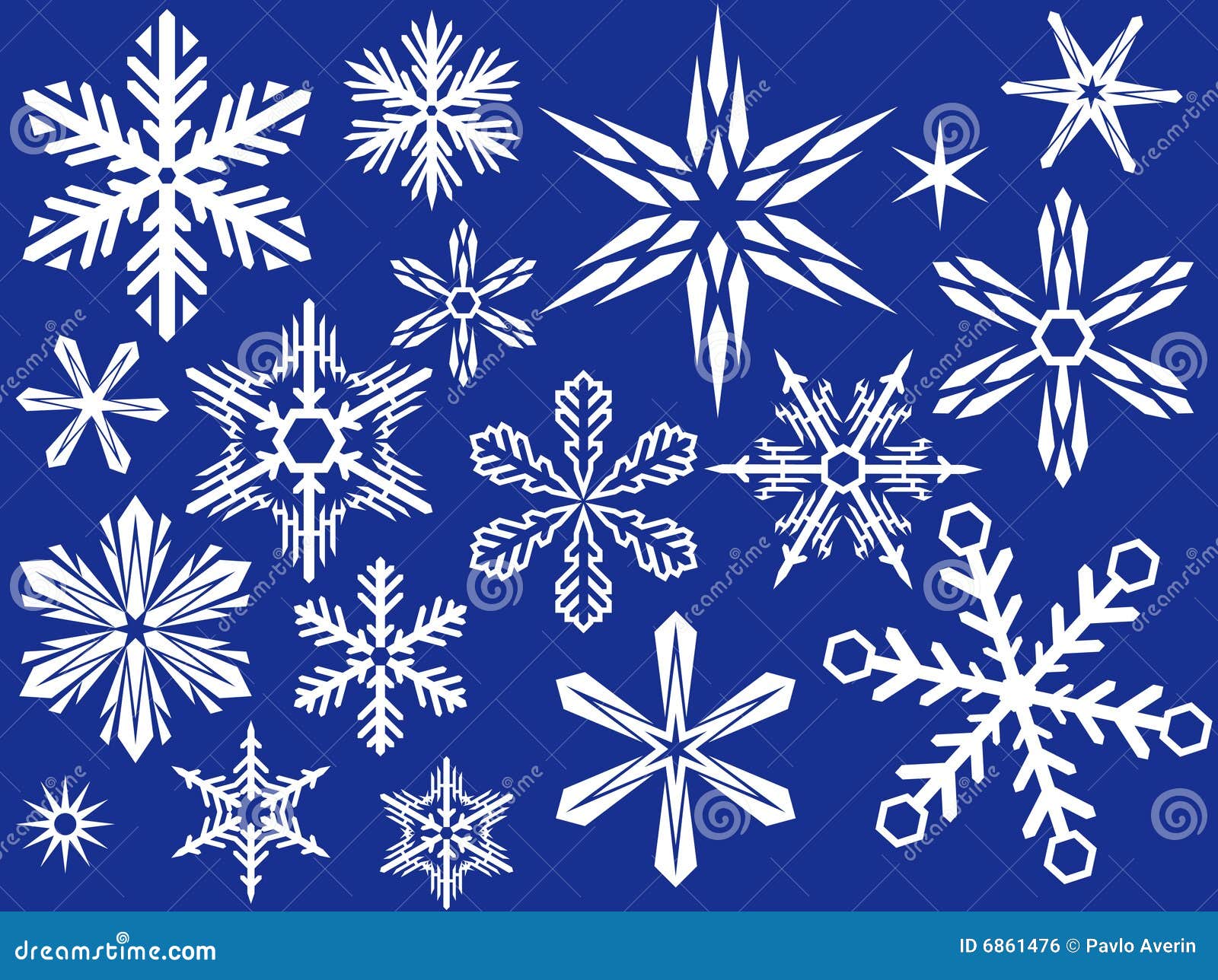 Snowflake for design stock vector. Illustration of winter - 6861476