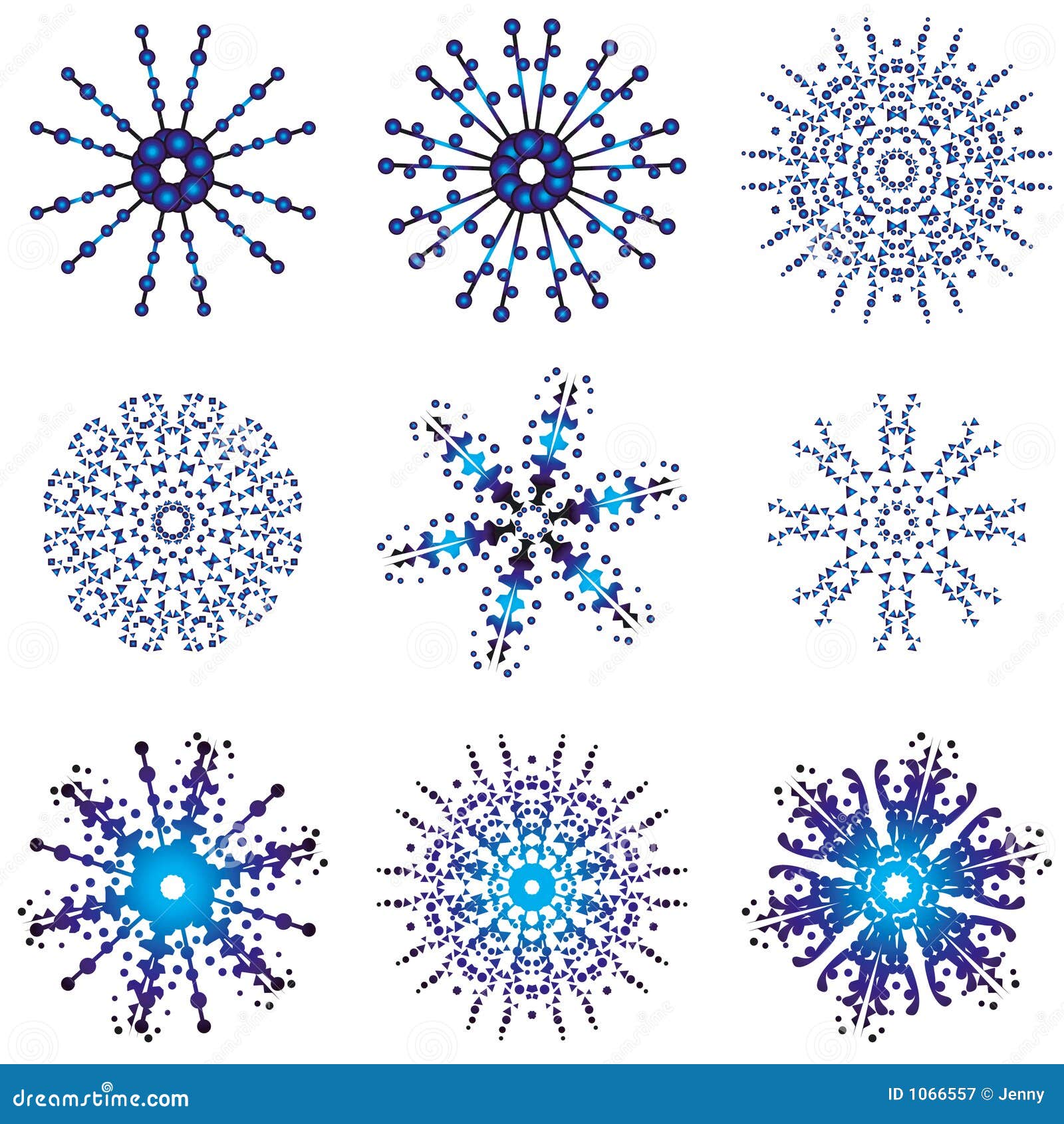 Snowflake designs stock vector. Illustration of design - 1066557