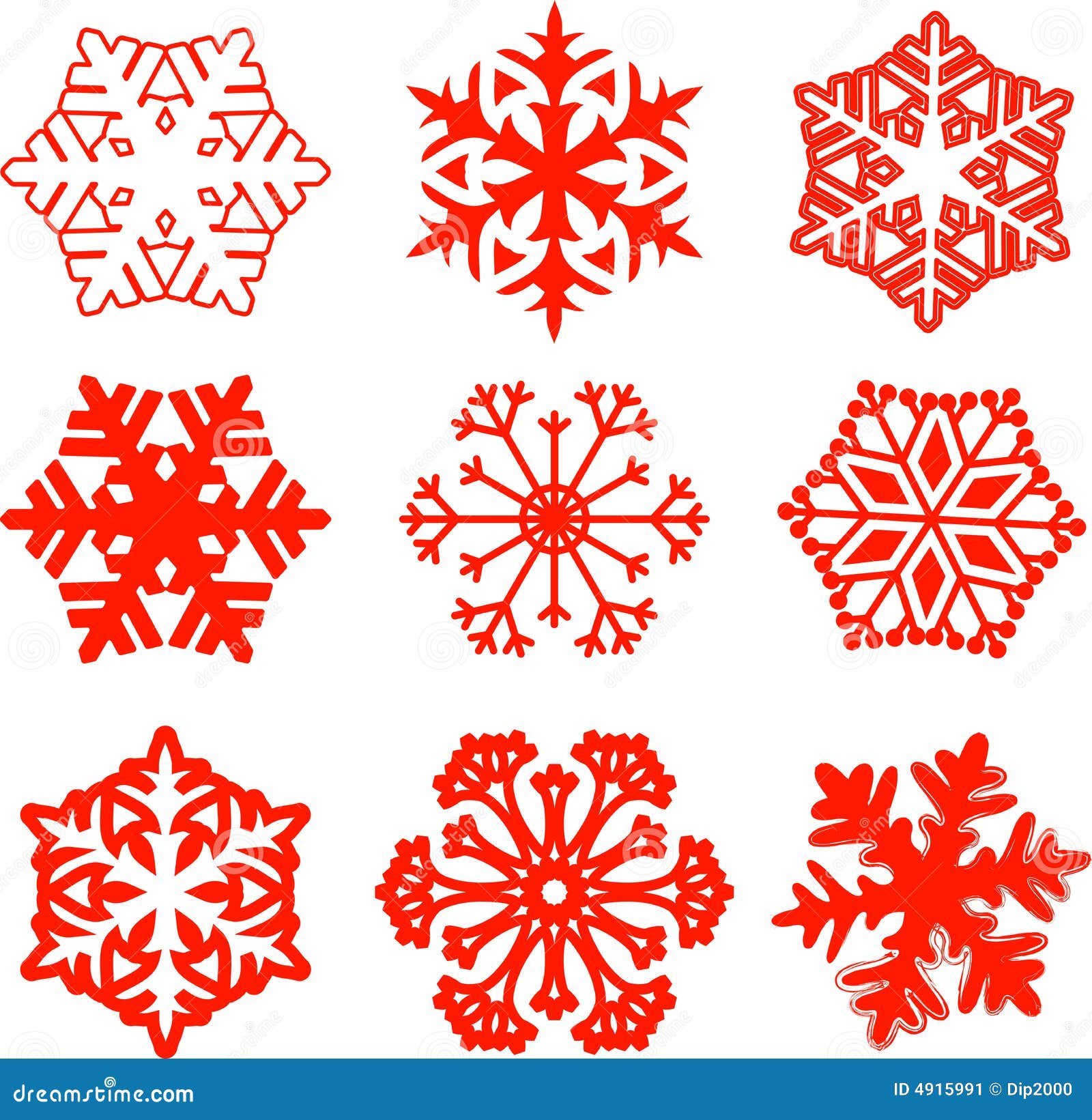Snowflake designs stock vector. Illustration of xmas, drawing - 4915991