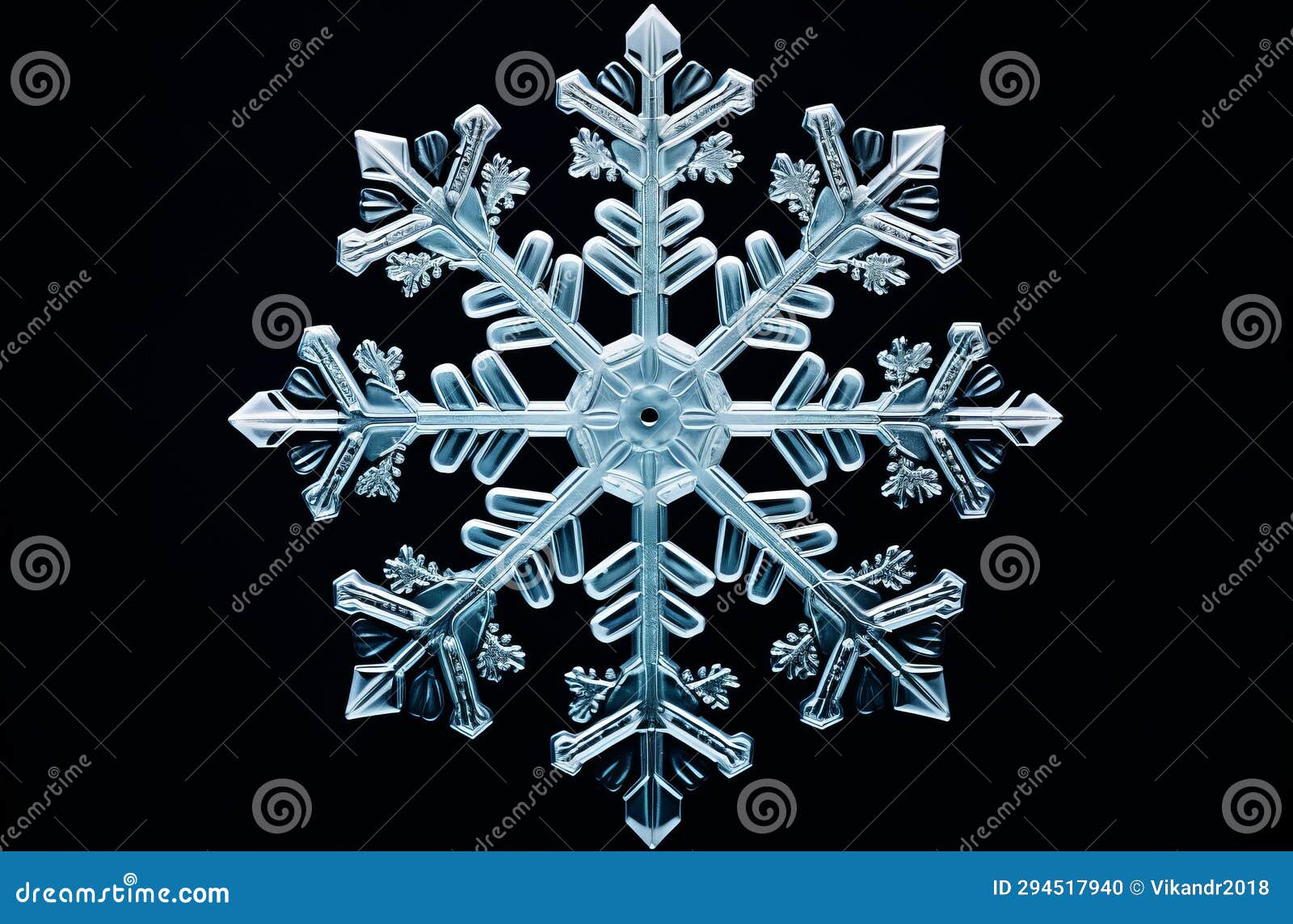 Snowflake Designs stock illustration. Illustration of frozen - 294517940