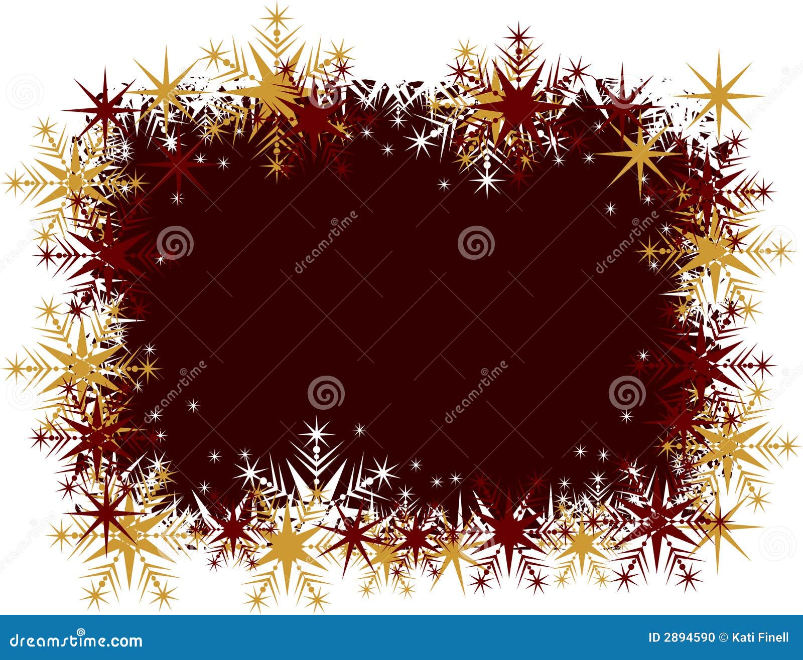 Snowflake frame stock vector. Illustration of copyspace - 2894590