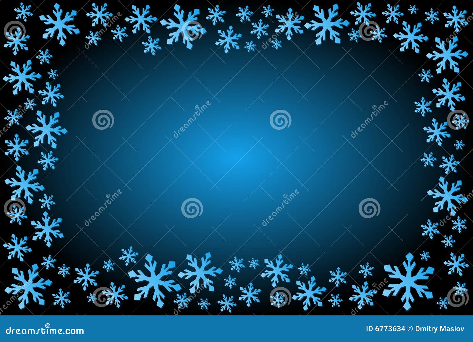 Snowflake Frame stock vector. Illustration of fantasy - 6773634