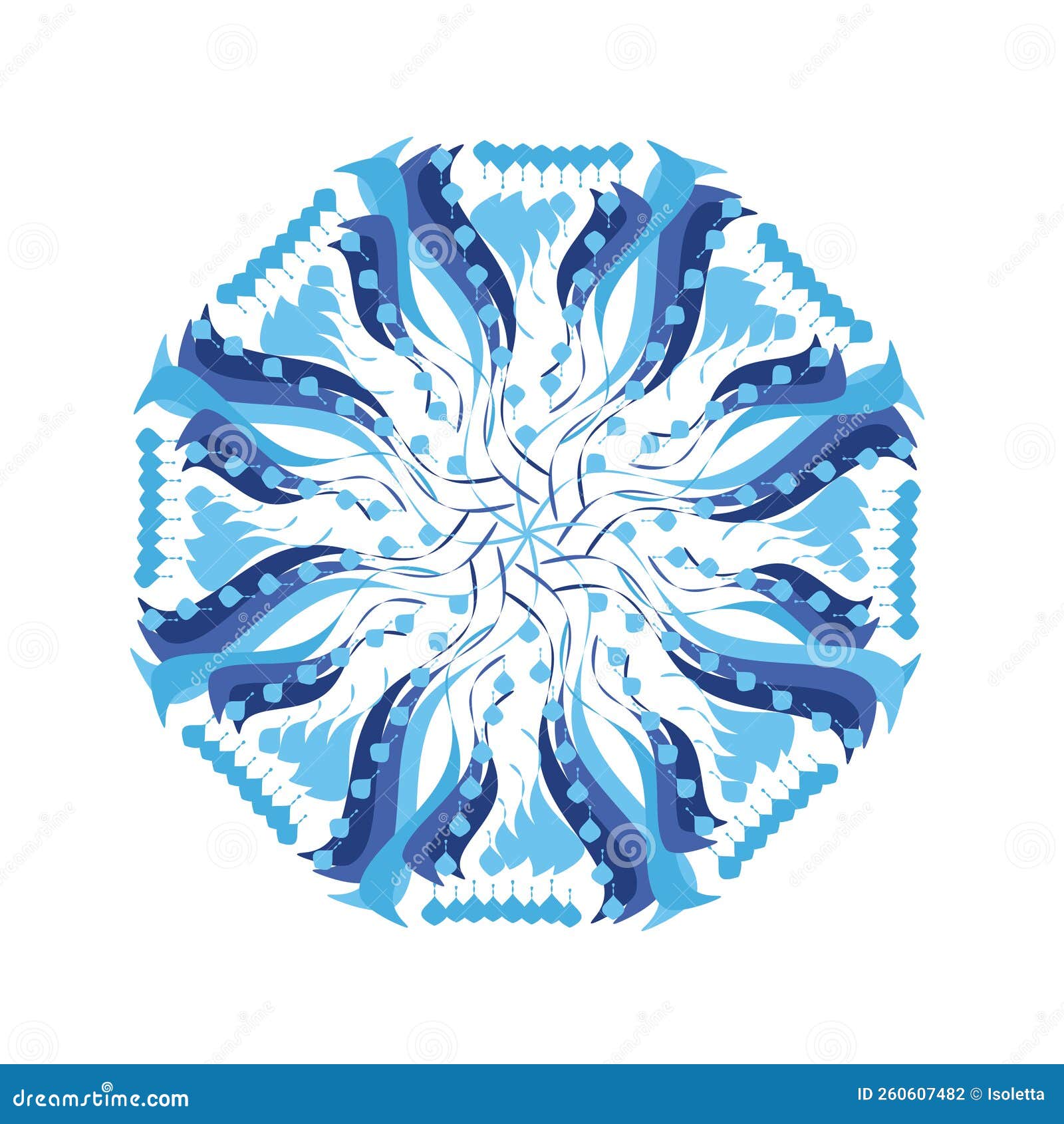 Snowflake Graphic Design Element Stock Vector - Illustration of season ...