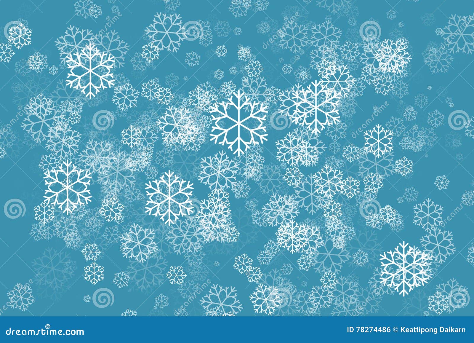 Snowflake in Green Color Abstract Background Stock Illustration ...