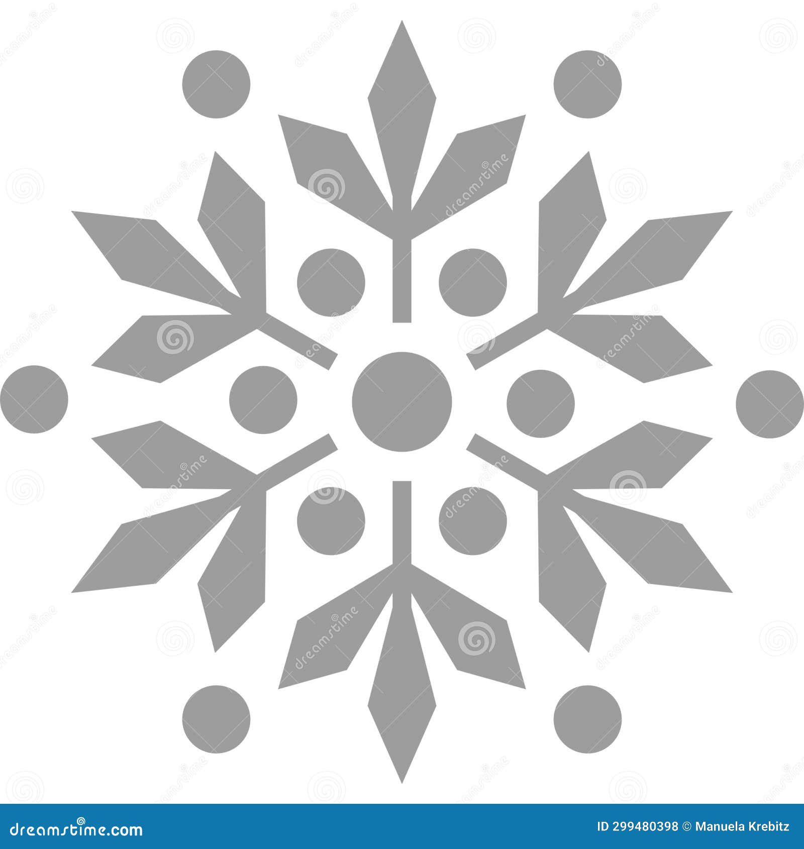 Snowflake grey stock illustration. Illustration of digital - 299480398