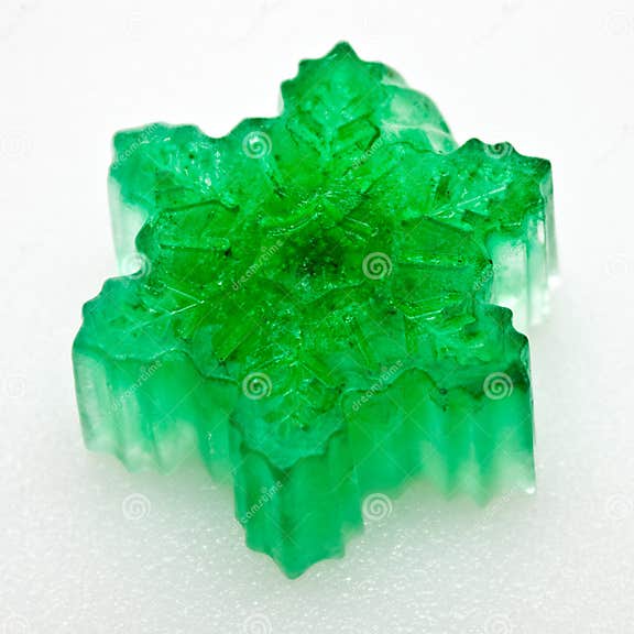 Snowflake Ice Cube stock image. Image of colored, closeup - 7197599