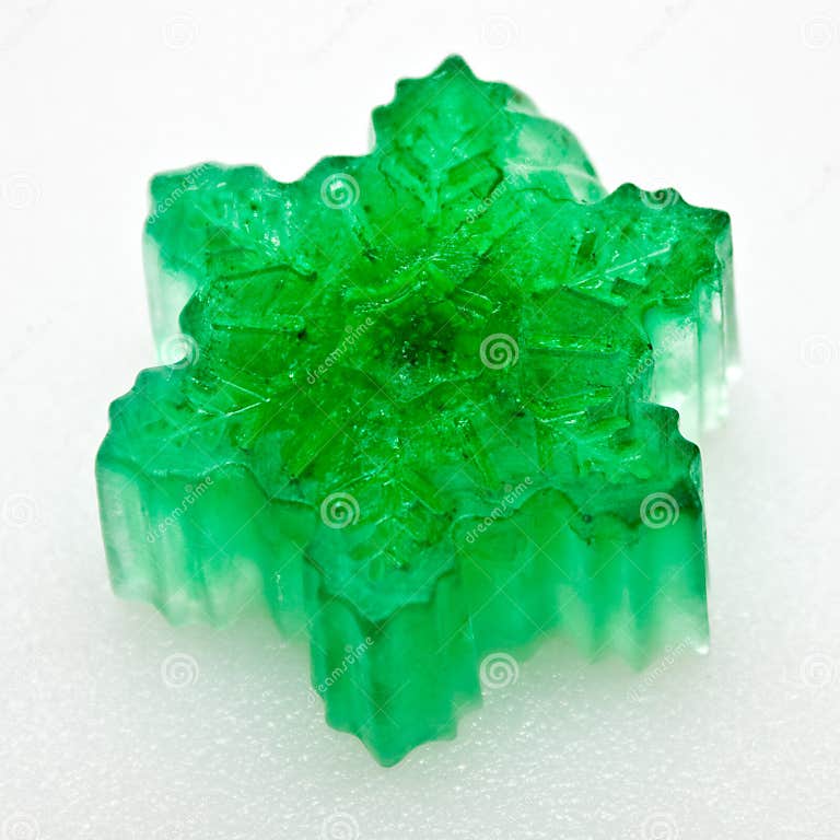 Snowflake Ice Cube stock image. Image of colored, closeup - 7197599